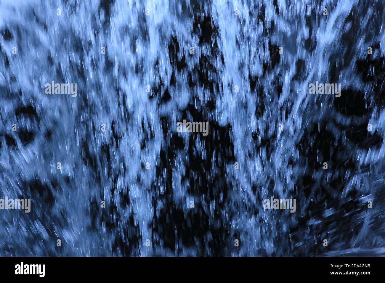Blue stream liquid on black hi-res stock photography and images - Alamy