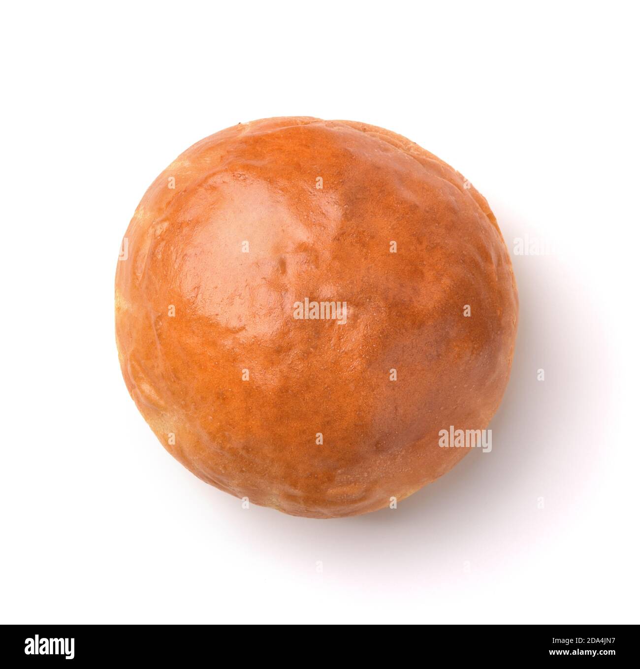 Bun top view isolated on white hi-res stock photography and images - Alamy