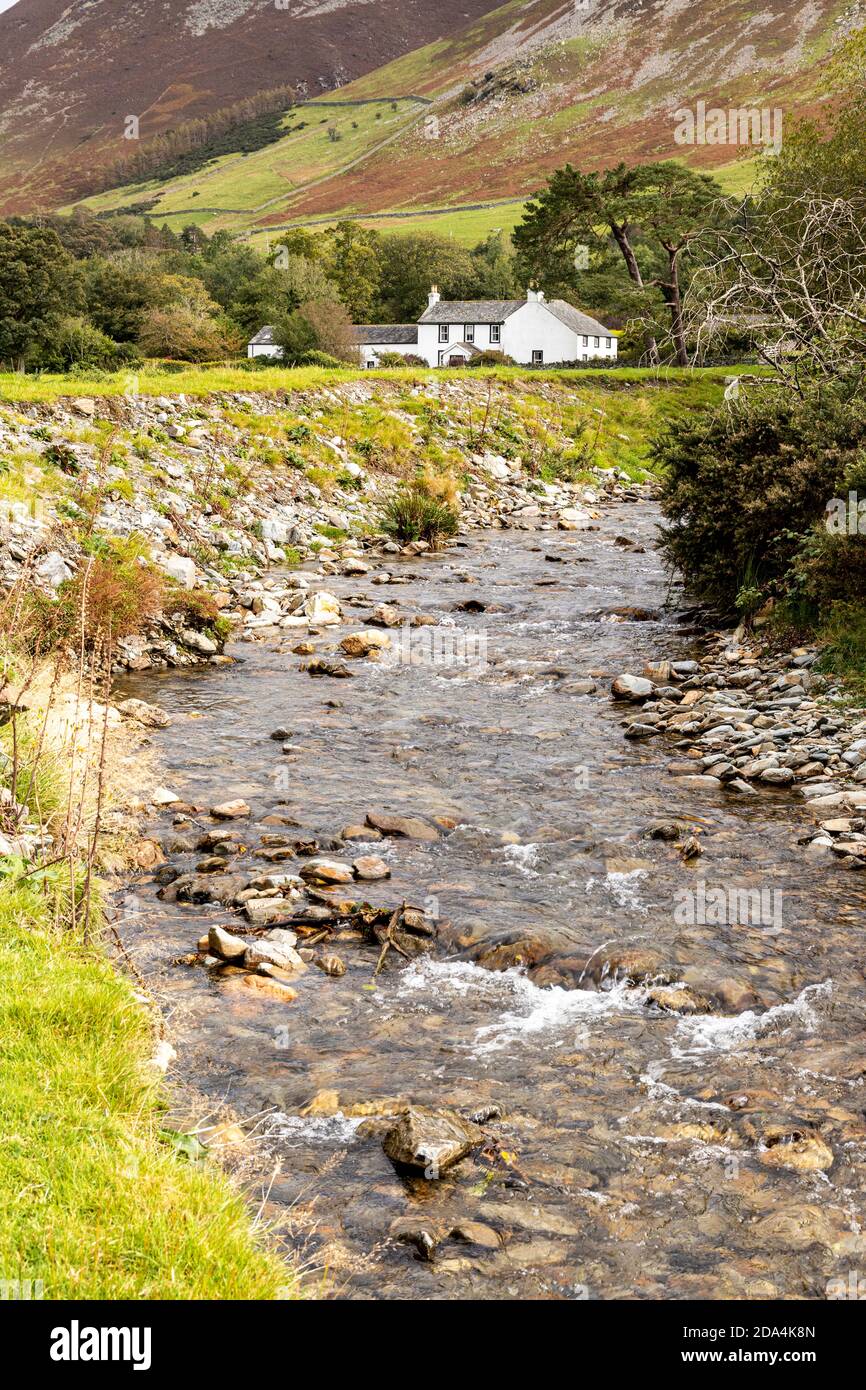 Low House & Liza Beck below Grisedale Pike in the English Lake District ...