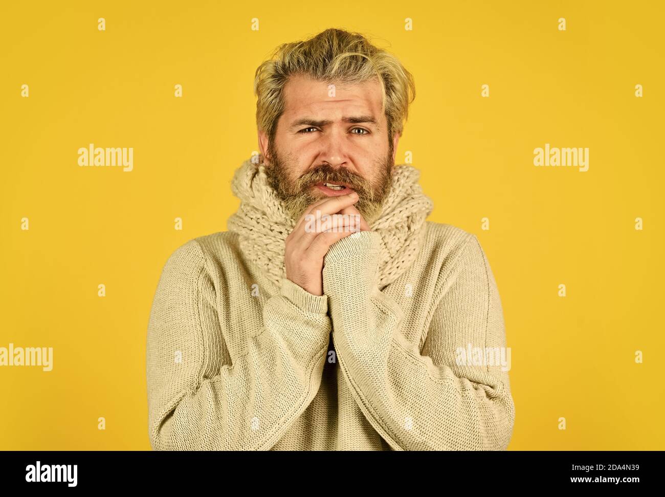 Hipster fever. Cold flu fever concept. More than just symptom of ...