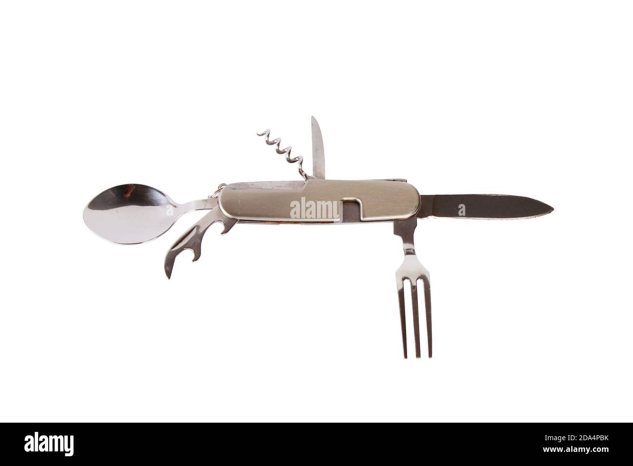 Closeup of a multitool isolated on white background Stock Photo - Alamy