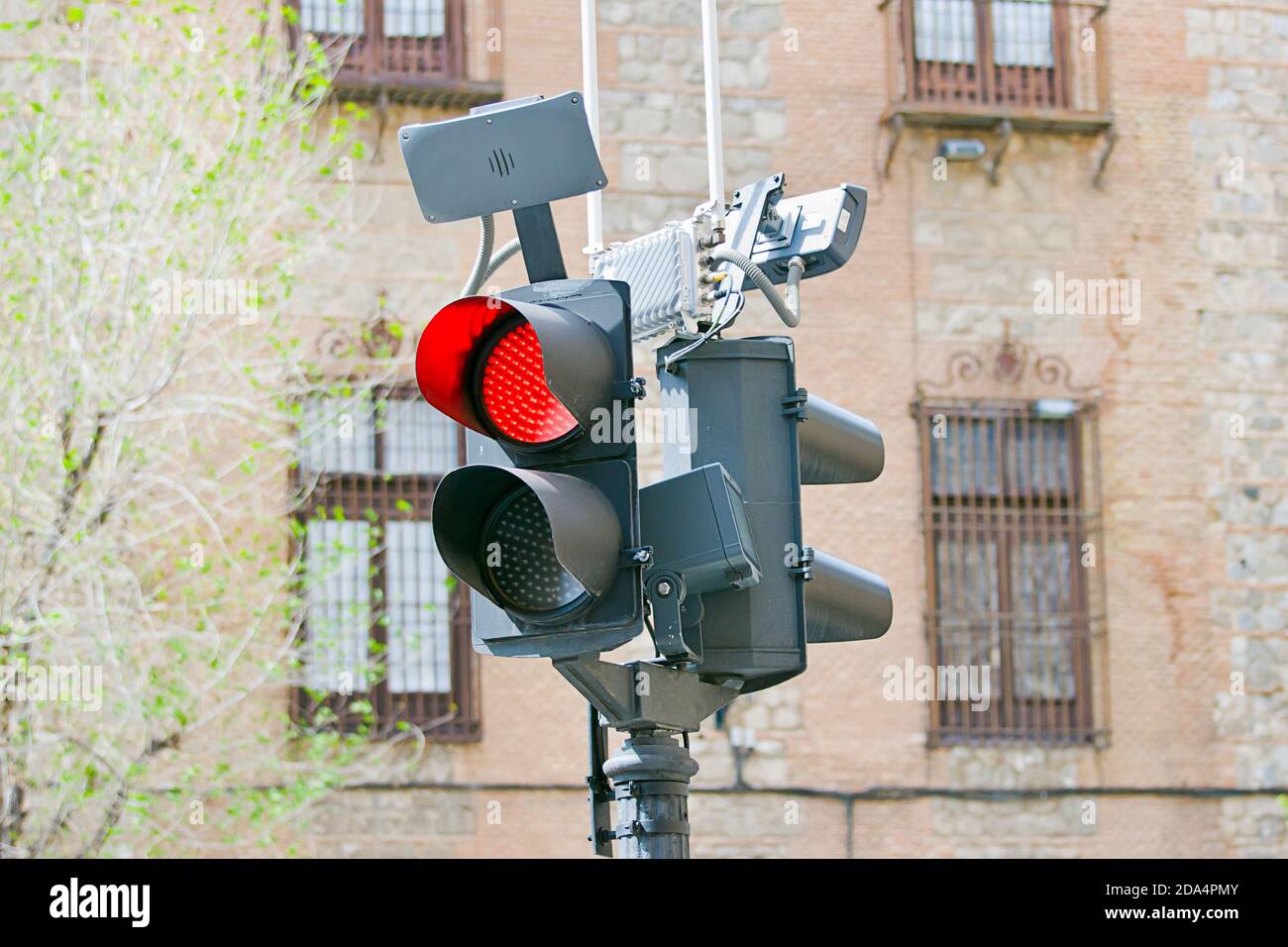 Traffic semaphore in a street Stock Photo - Alamy