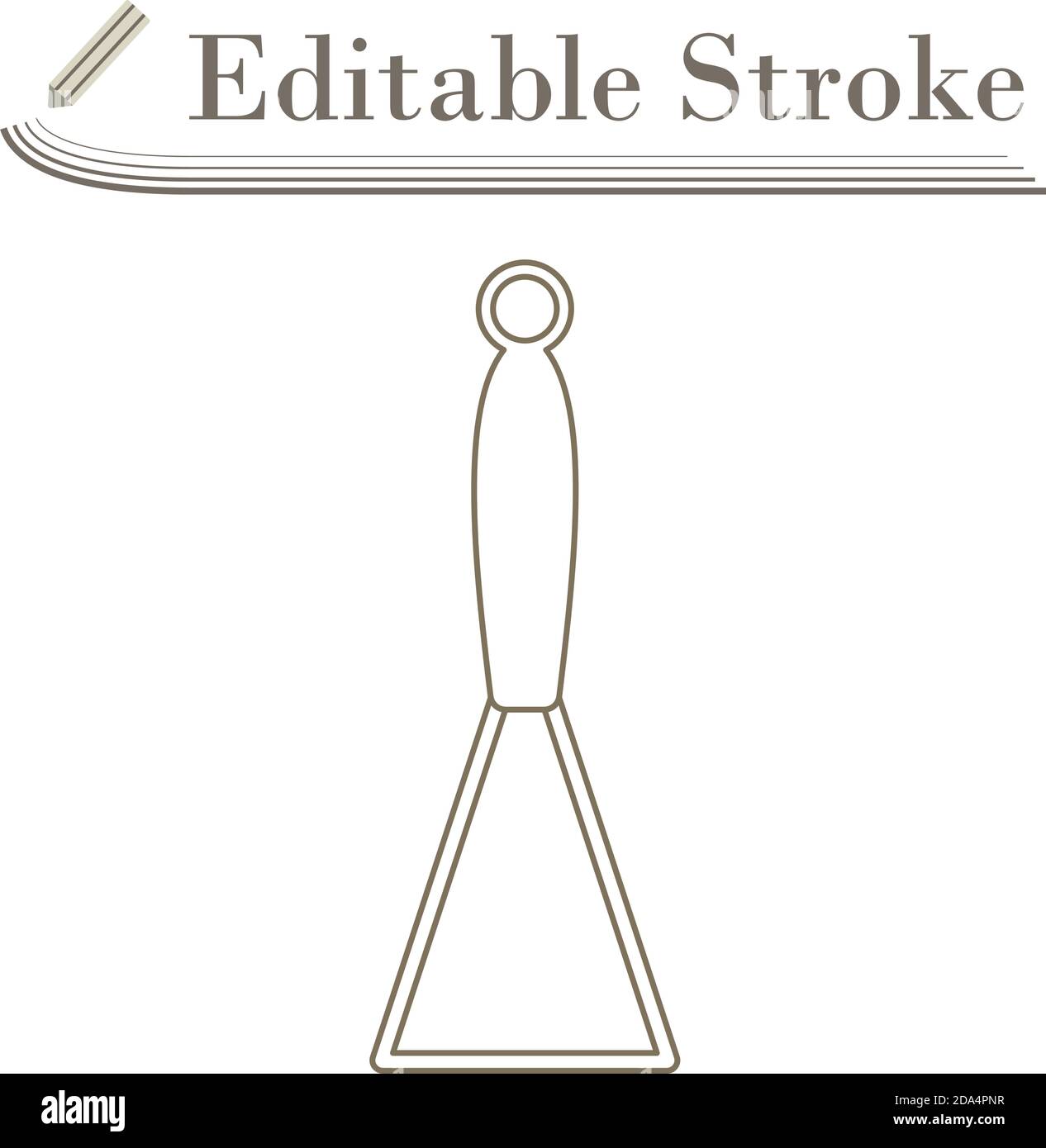 Potato Masher Icon. Editable Stroke Simple Design. Vector Illustration ...