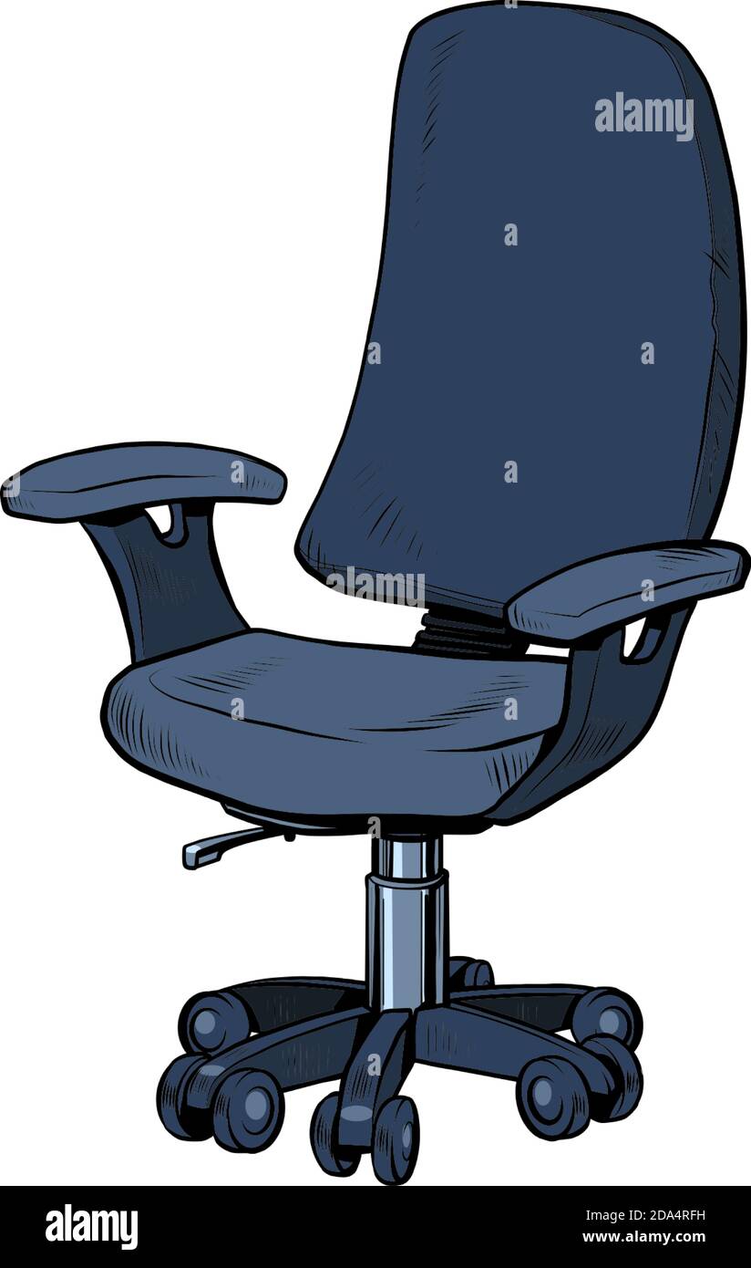 Retro chair isolated on Stock Vector Images - Alamy