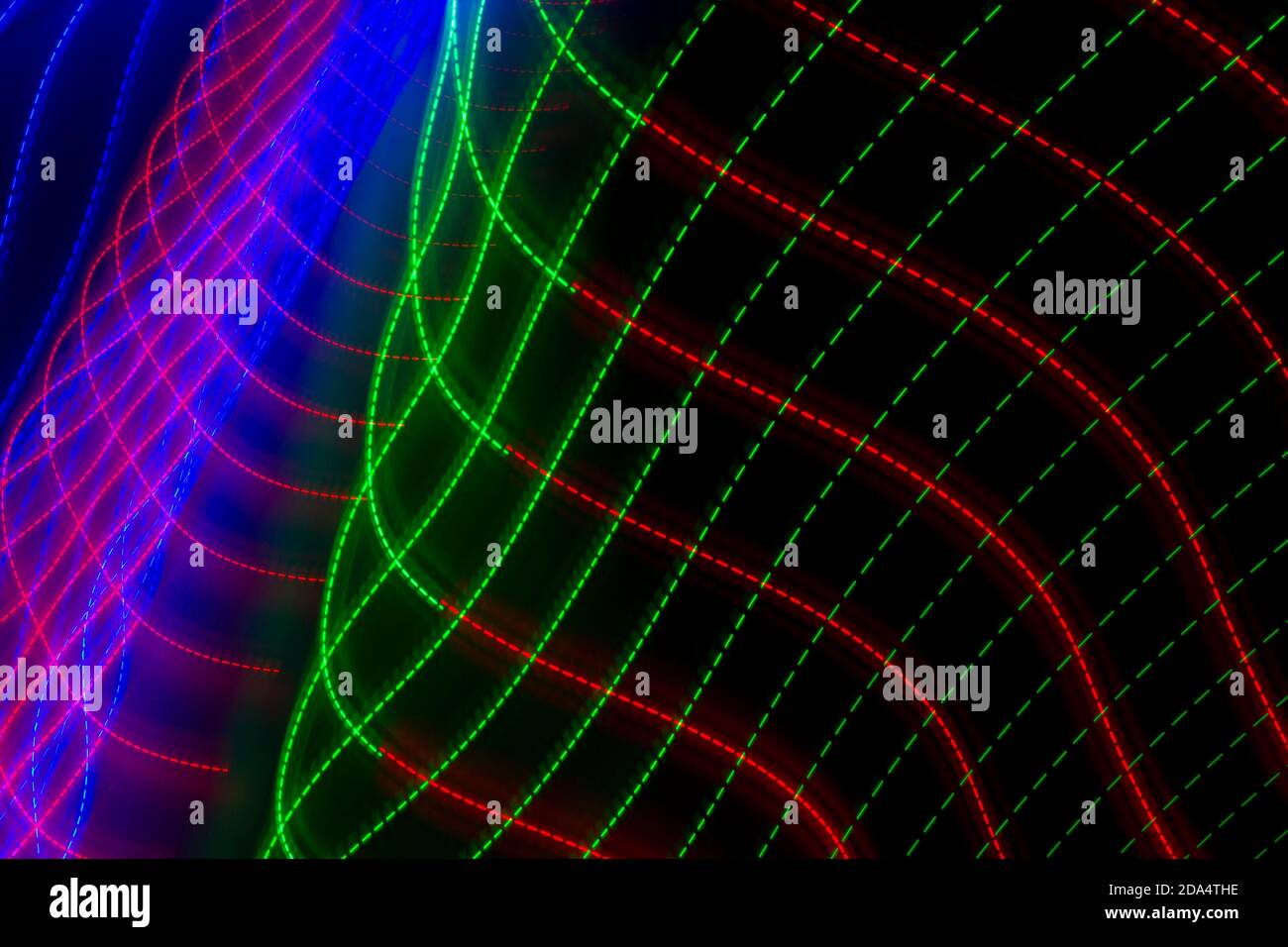 Light Web from Light Painting Stock Photo - Alamy