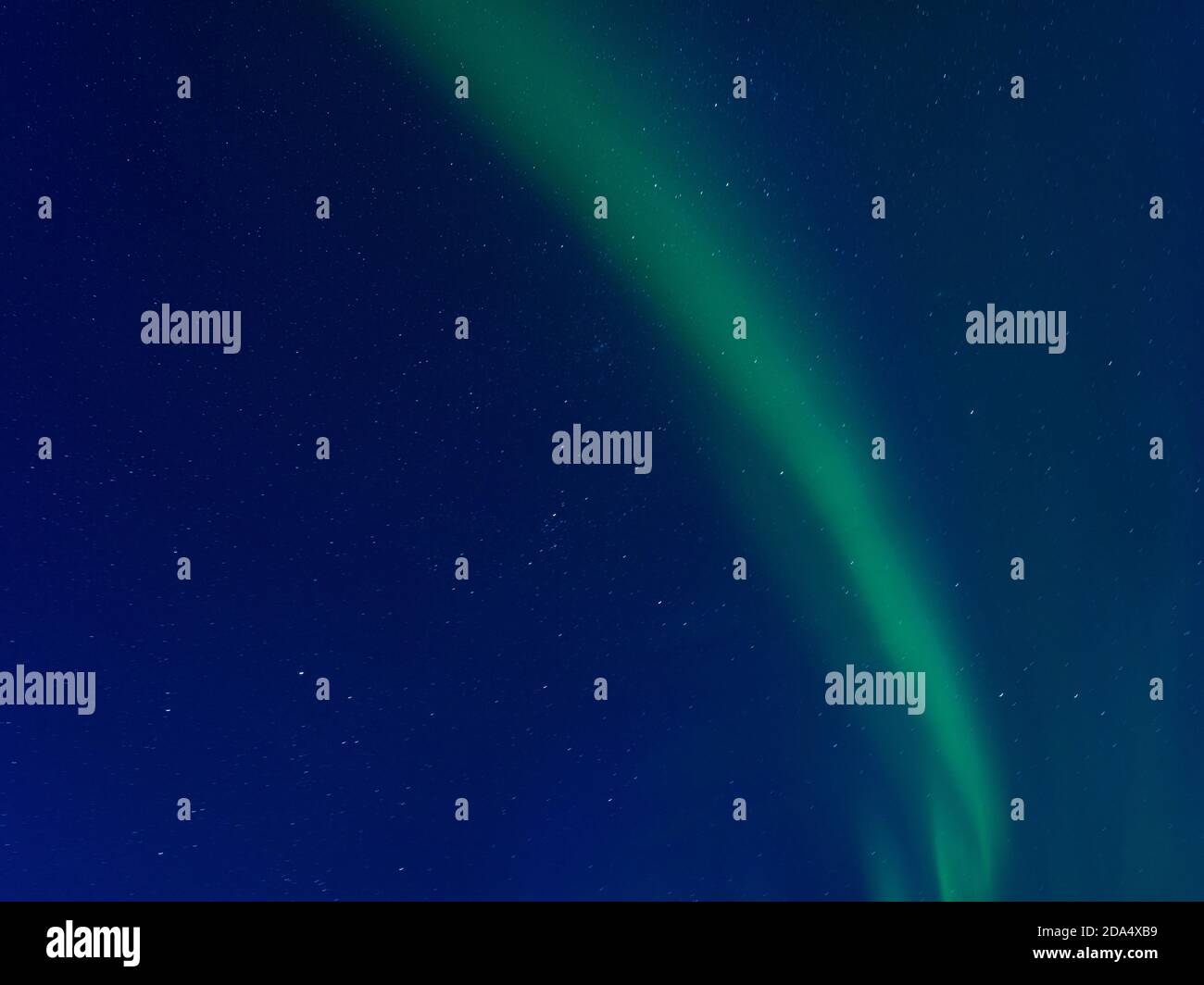 Northern lights in the night sky, Husavik, Norourping, Northeastern ...