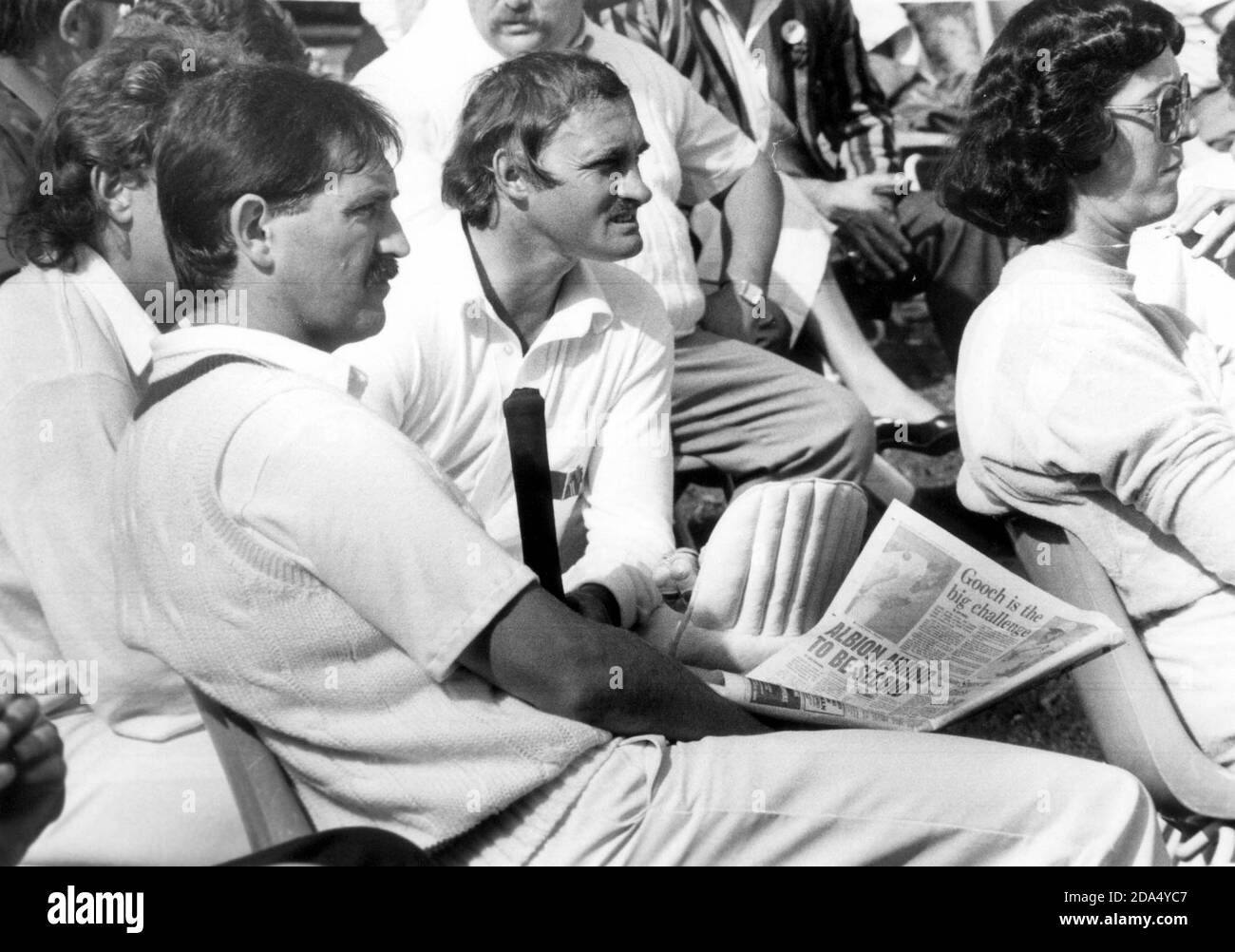 ENGLAND TEST CRICKETER GRAHAM GOOCH AT ARUNDEL. 1984 Stock Photo - Alamy