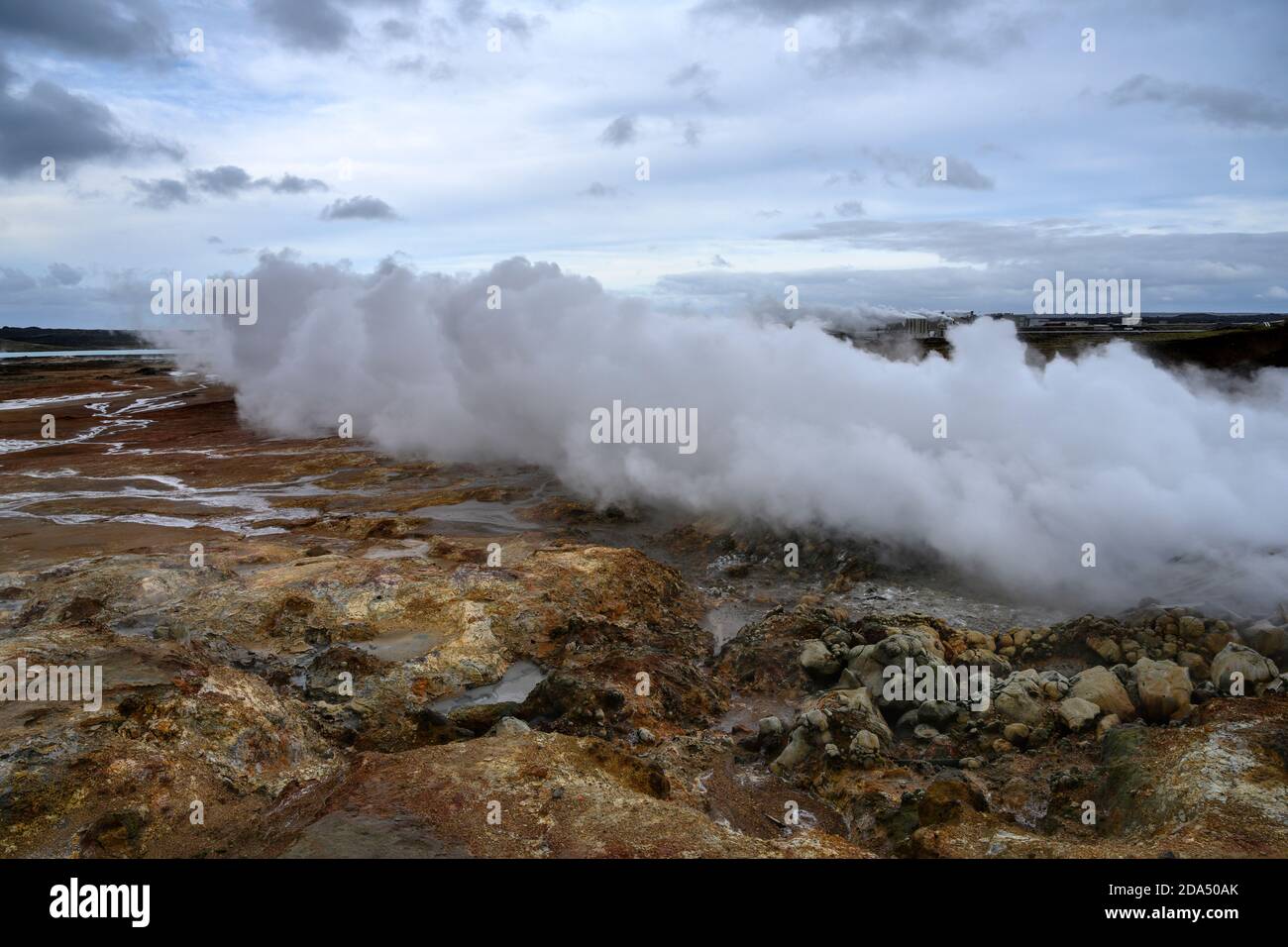 Gunnuhver Hot springs, Grindavik, Southern Peninsula Region, Iceland ...