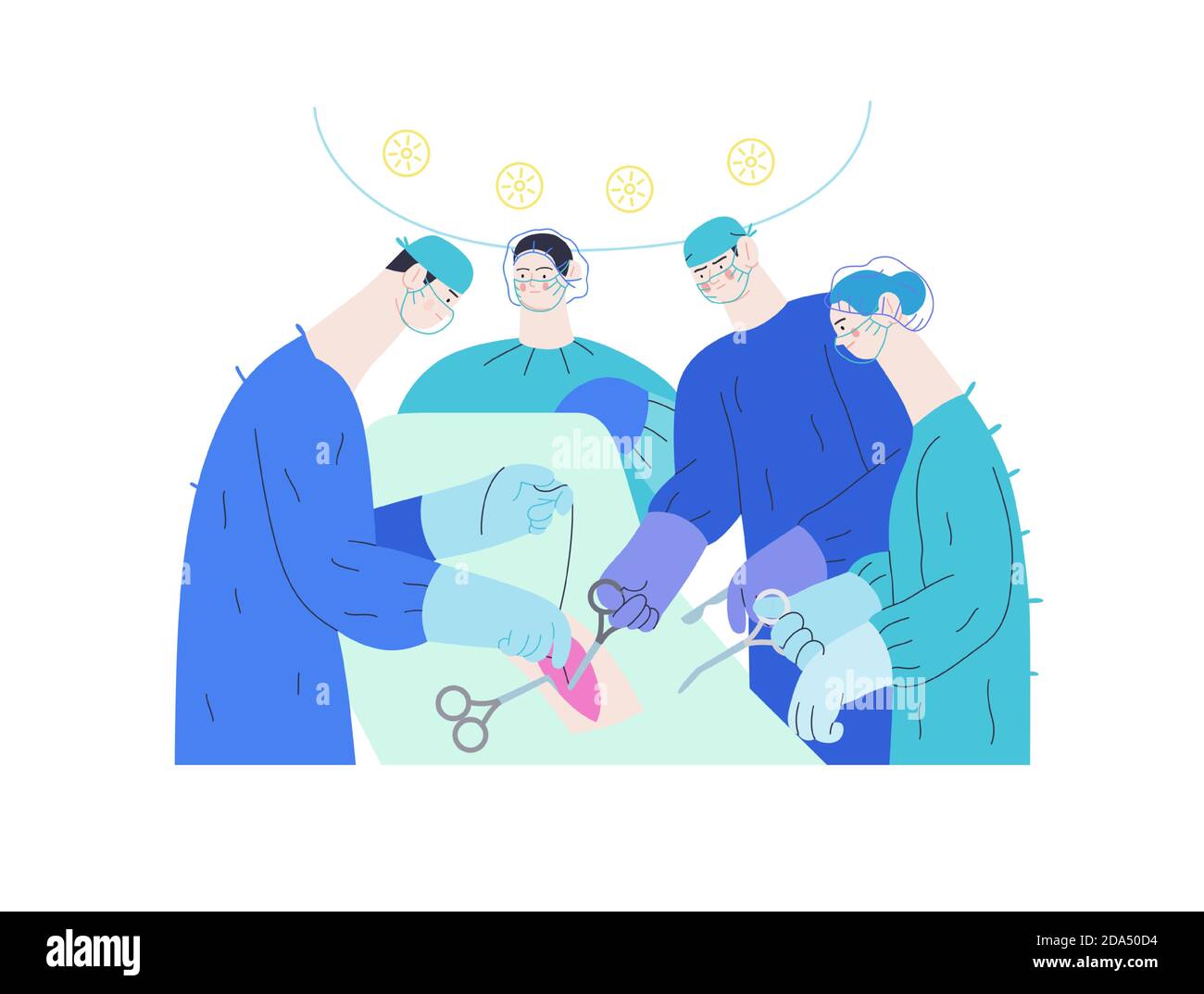 Anaesthetist woman Stock Vector Images - Alamy