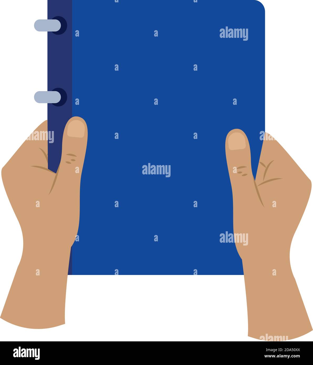 Isolated receive notebook activity home with hands icon- Vector Stock ...