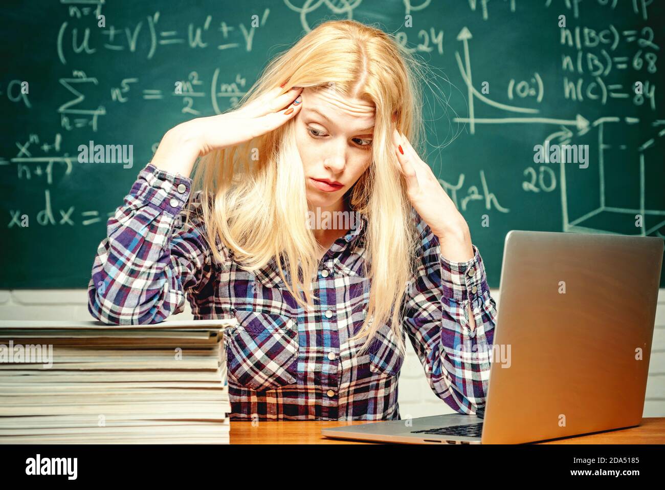 Unhappy angry mad woman. Overtime. Knowledge. Lesson. Student angry ...