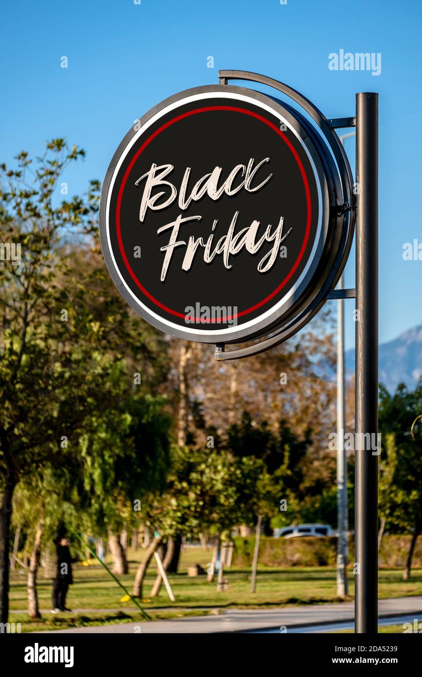 Black friday promotion signboard hi-res stock photography and images ...
