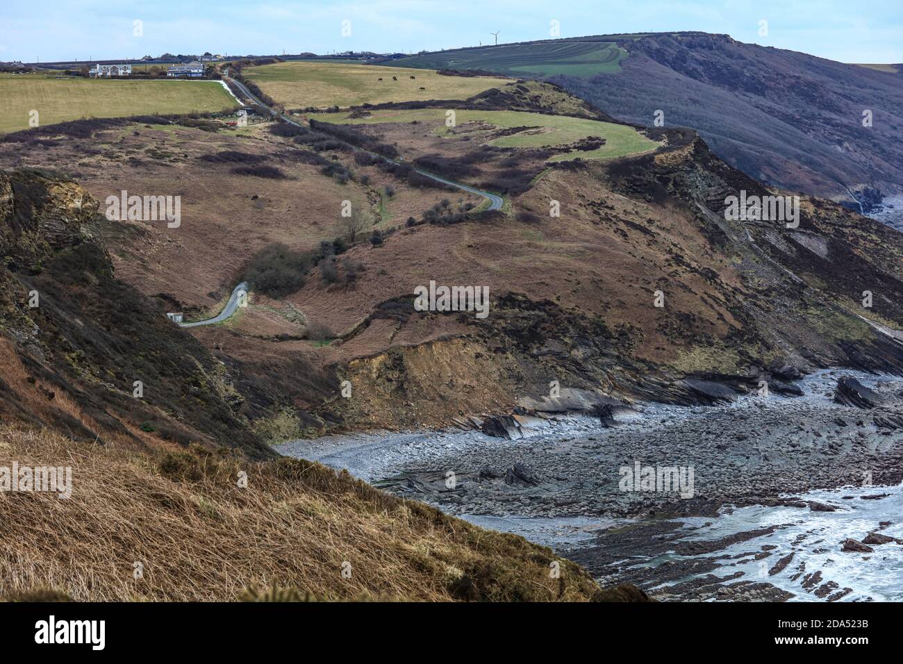 Millook Haven exhibits the best example of chevron faults in the ...