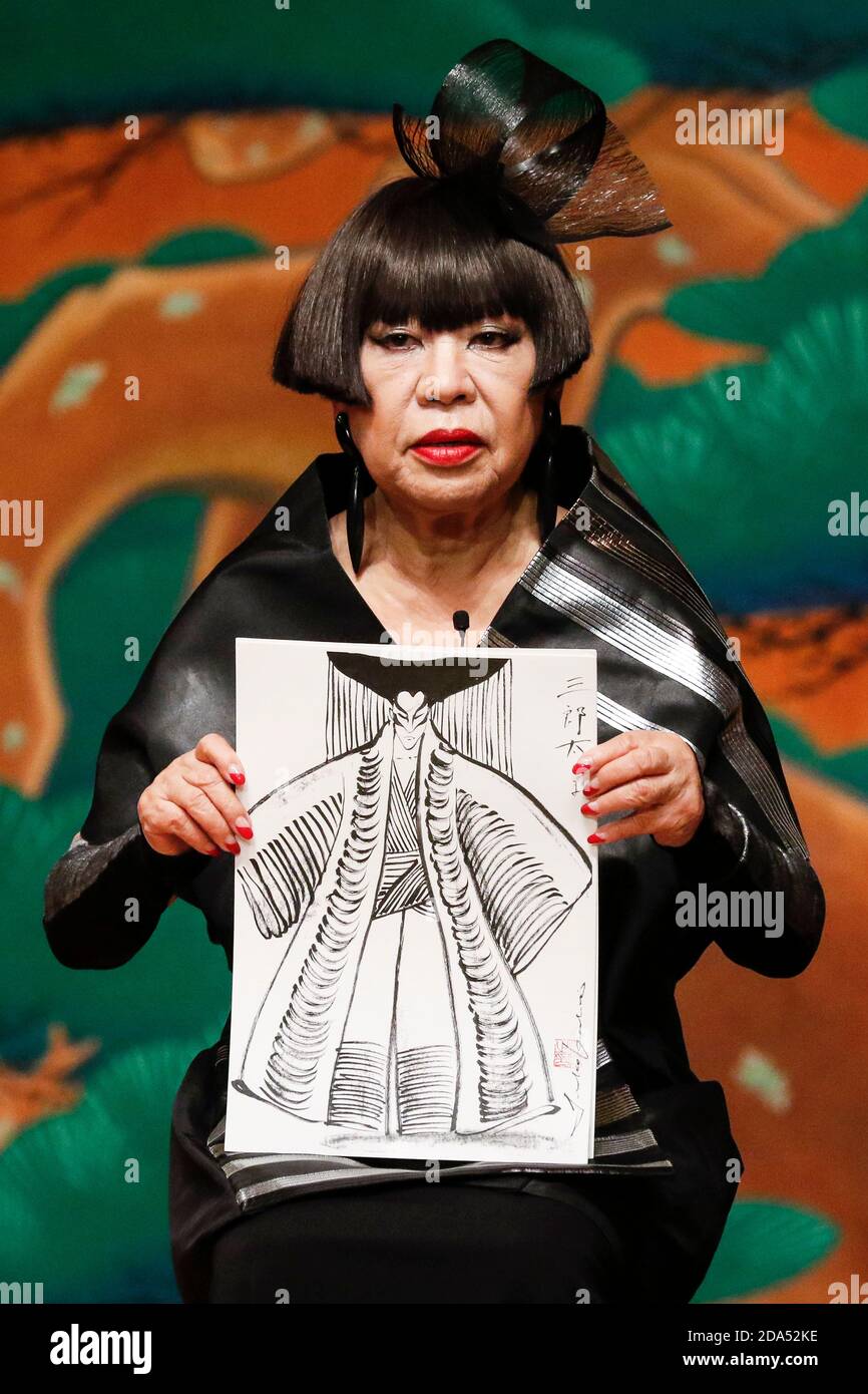 Tokyo, Japan. 26th Oct, 2020. Japanese fashion designer Junko Koshino ...
