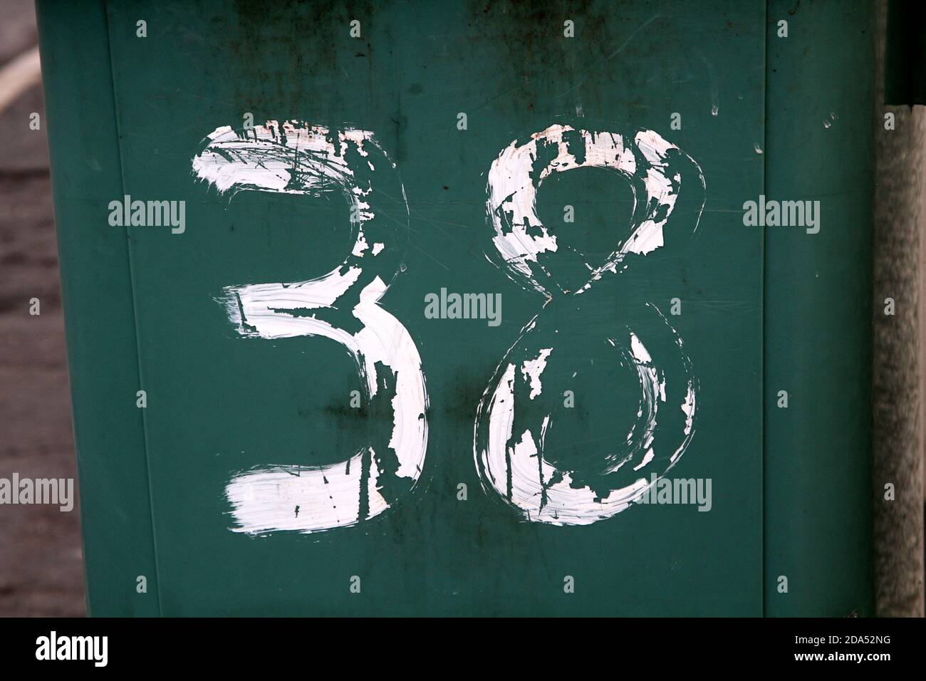 Number, various, on wall, clocks, signs , advertising , vehicles, A ...