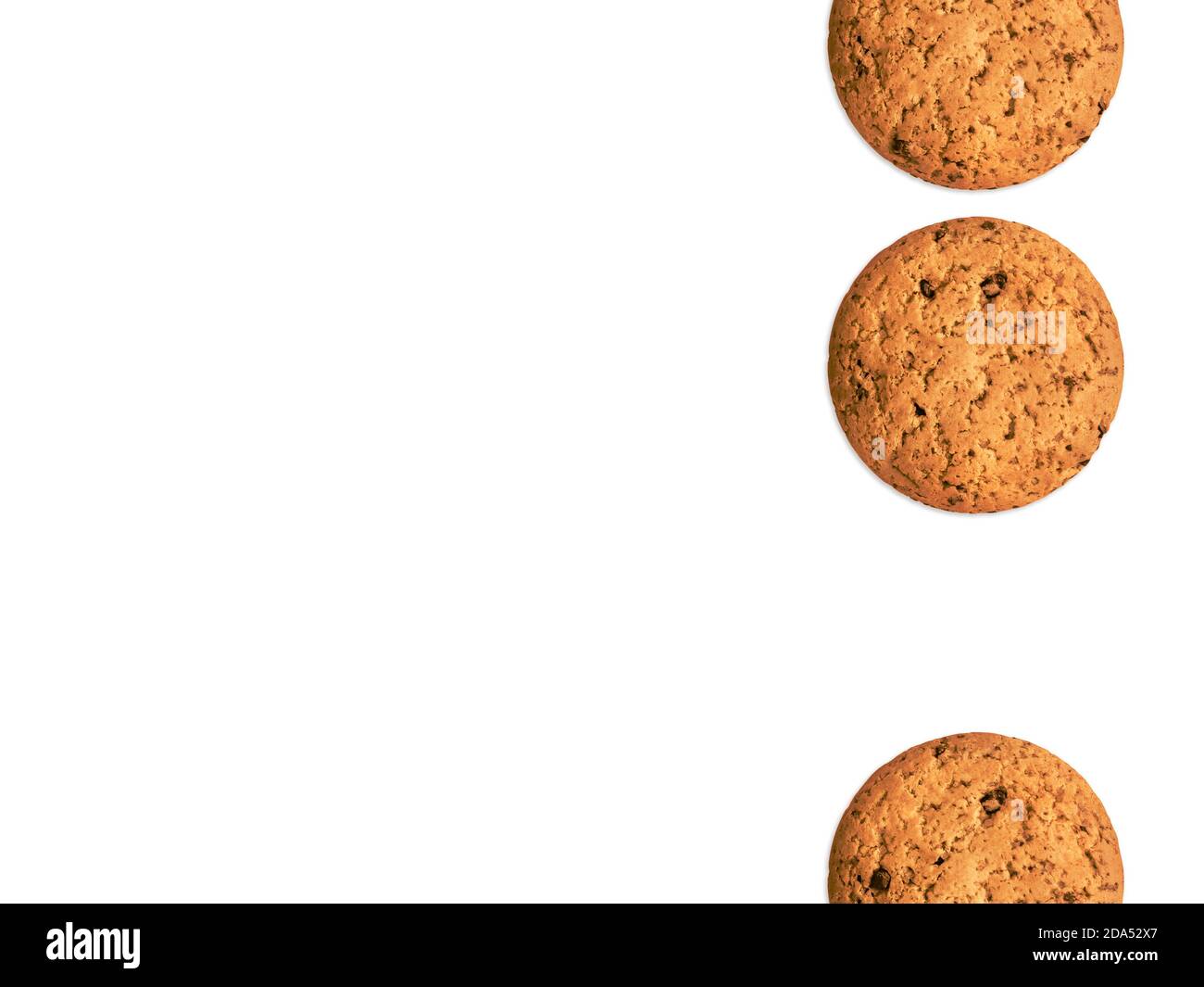 Homemade biscuits Template for posters and banners with copy space ...