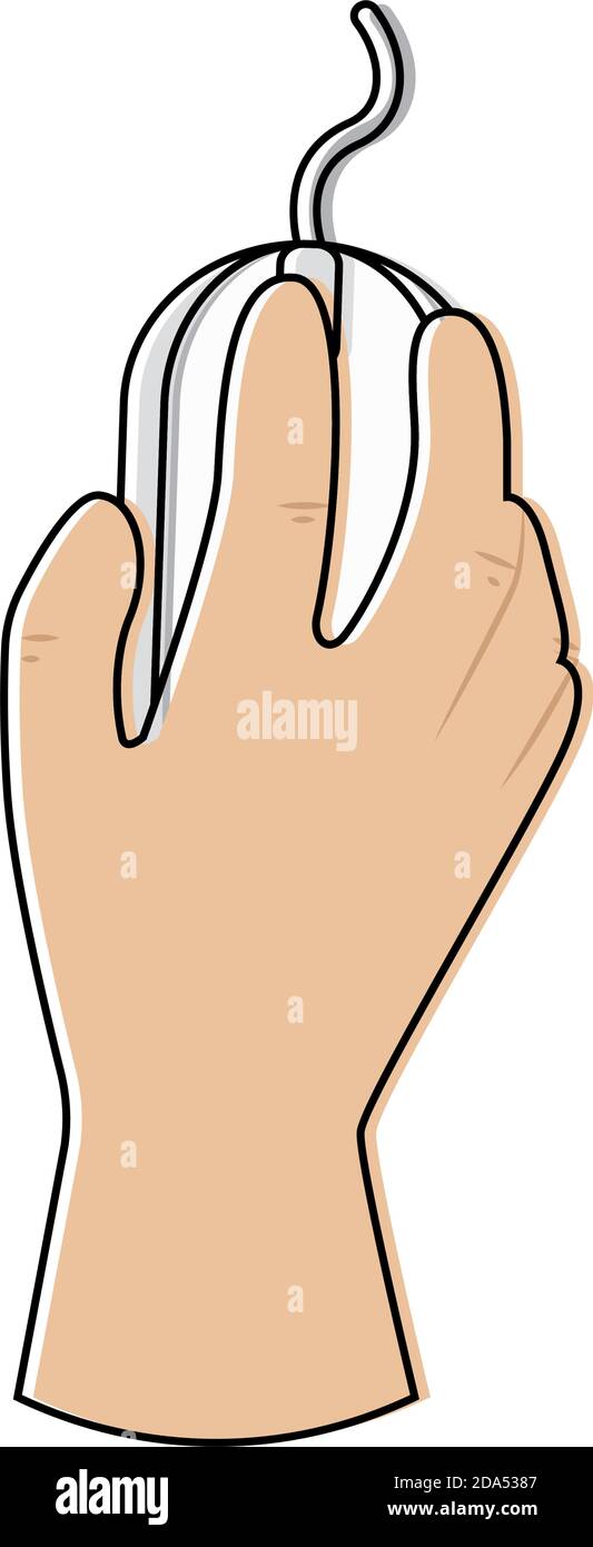 Isolated computer activities home with hands icon- Vector Stock Vector ...