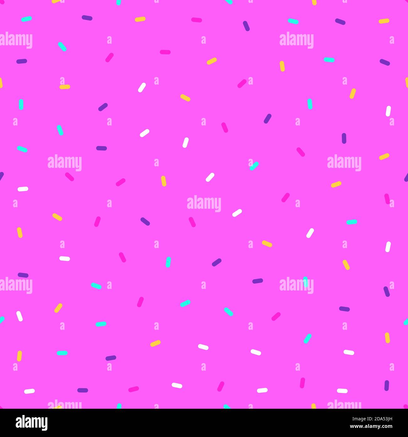 Sugar icing Vector seamless pattern in flat design Stock Vector Image ...
