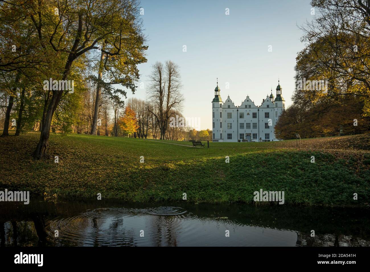 Historic castle park of Ahrensburg in nordern Germany Stock Photo - Alamy
