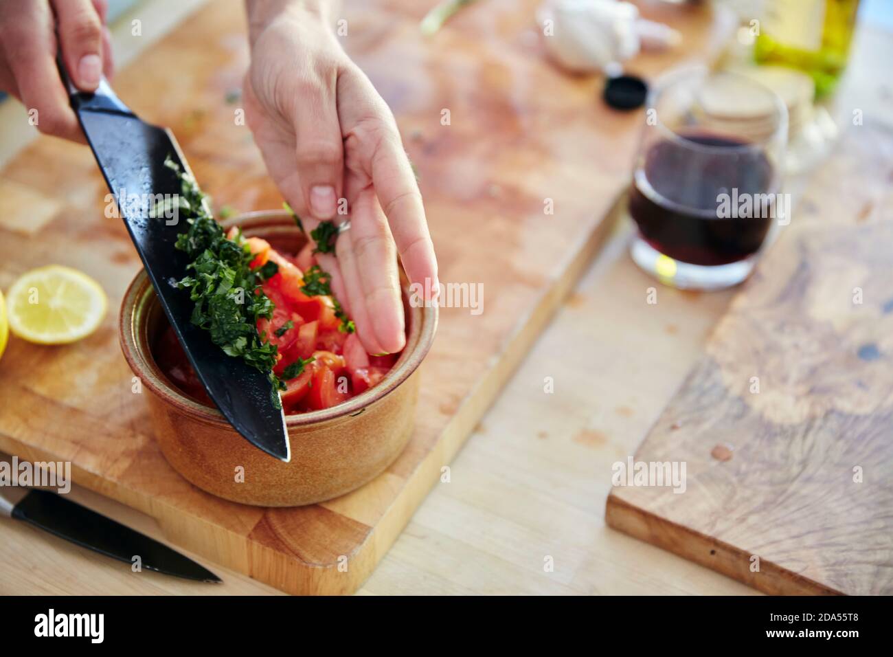 Being chopped up hi-res stock photography and images - Alamy