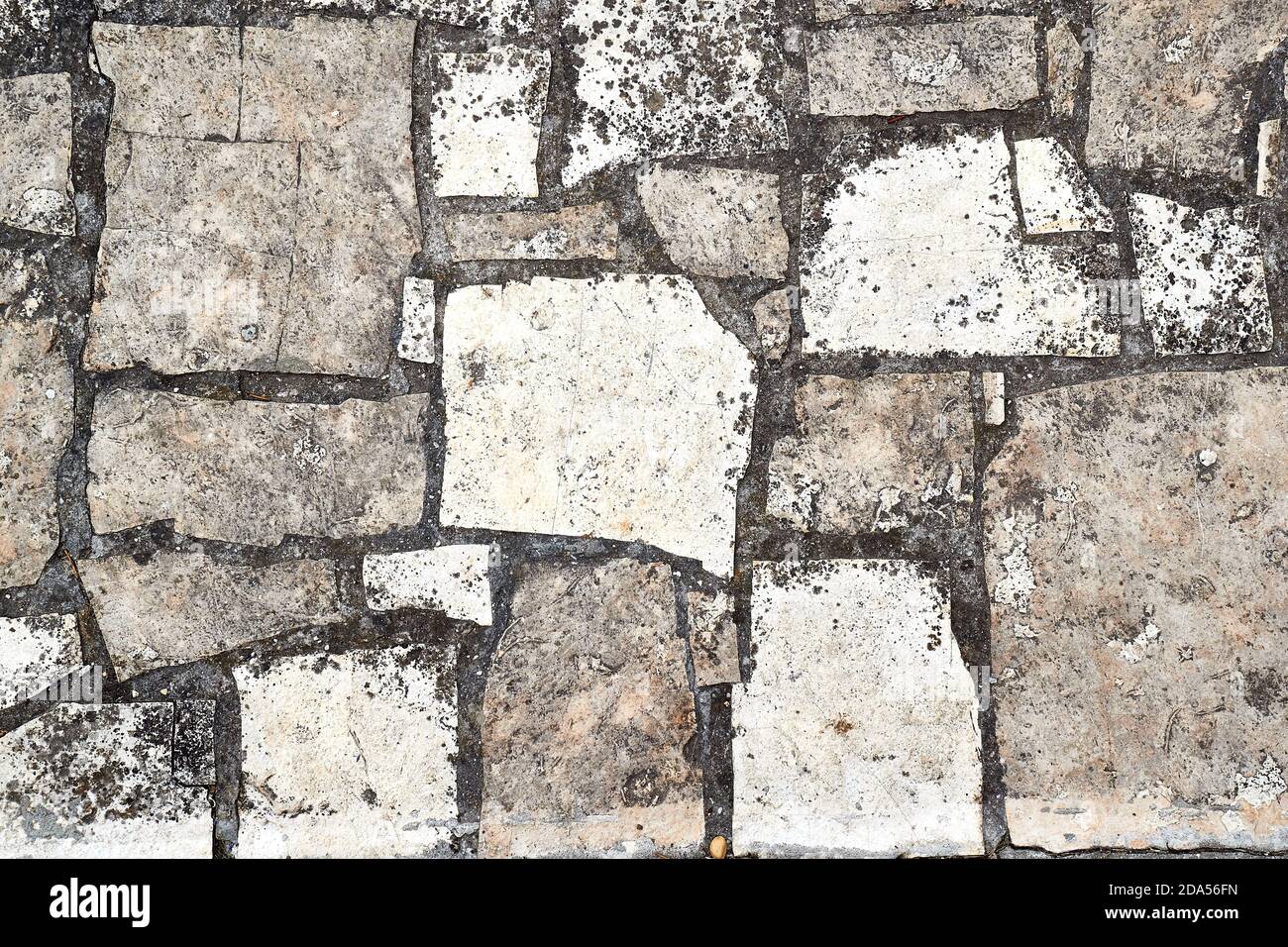 Cracked stone floor hi-res stock photography and images - Alamy
