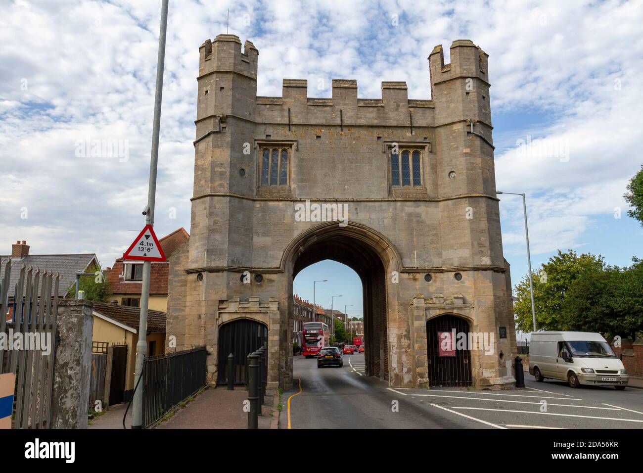 The South Gates gatehouse, rebuilt in 1437-42, King's Lynn, Norfolk ...