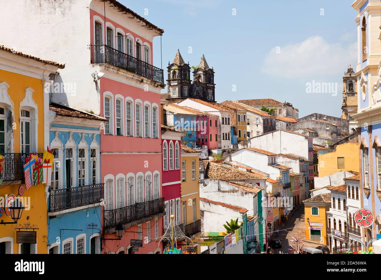 Brazil colourful houses hi-res stock photography and images - Alamy