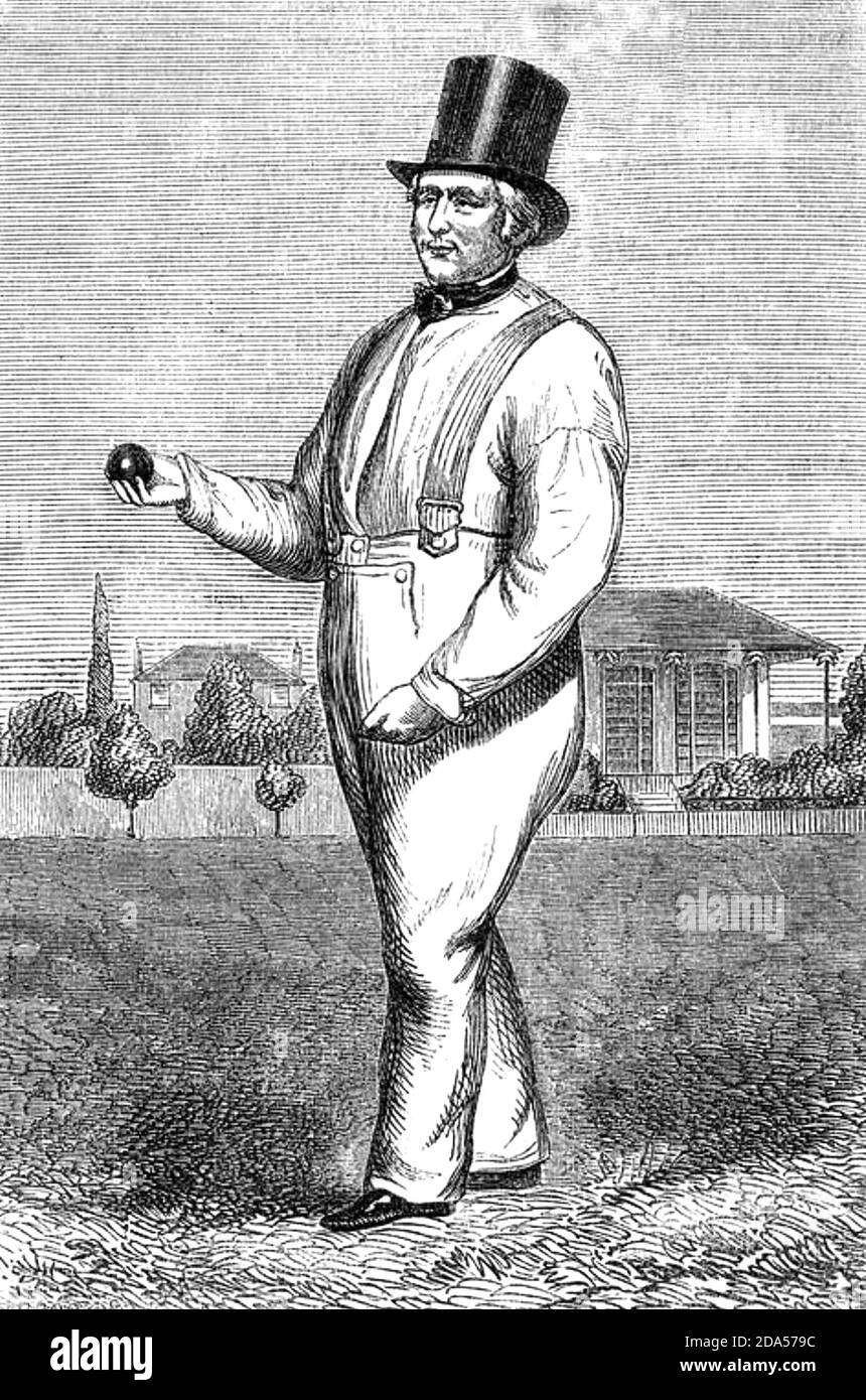 WILLIAM LILLYWHITE (1792-1854) English cricketer during the early ...