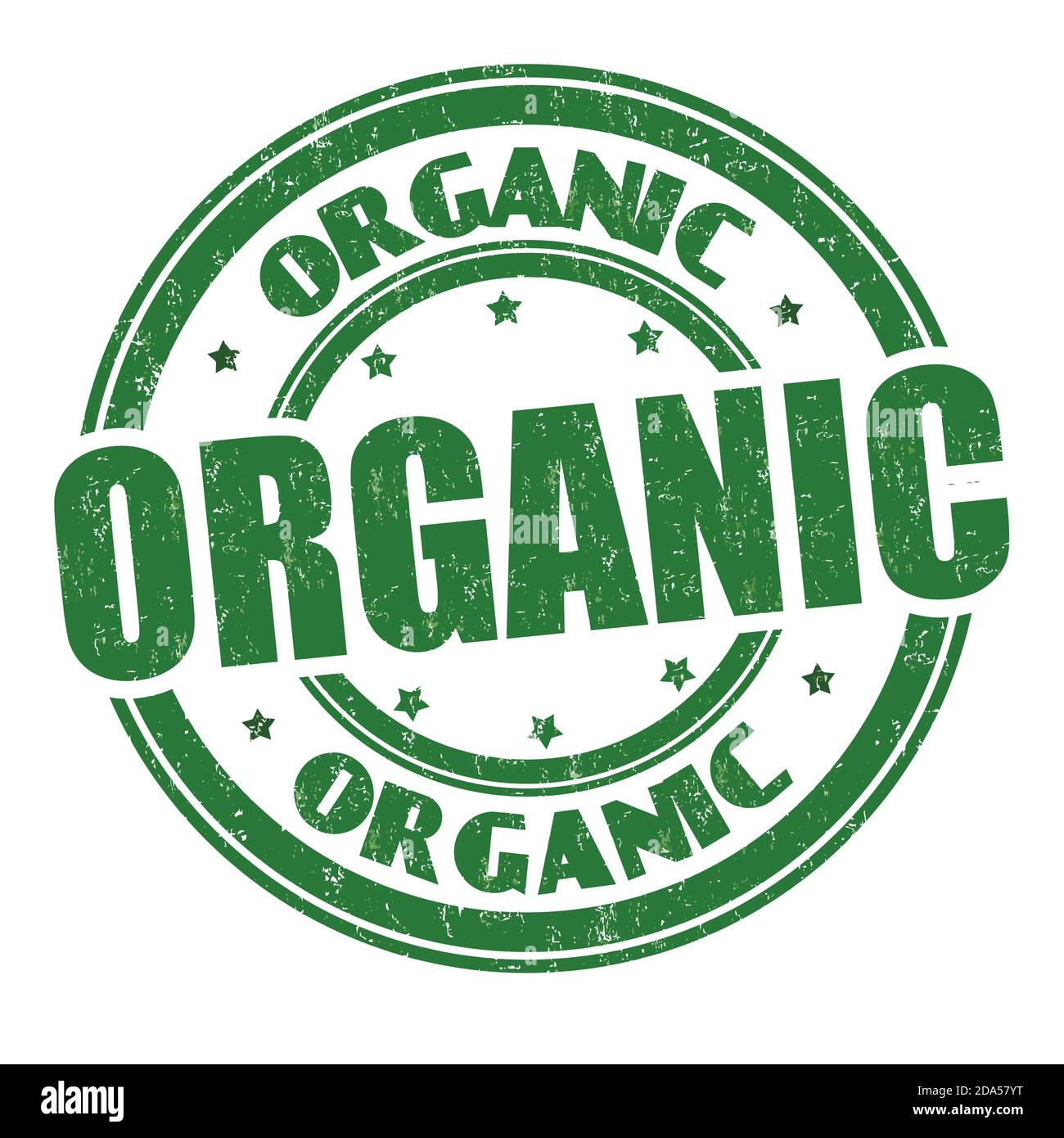 Organic grunge rubber stamp on white background, vector illustration ...