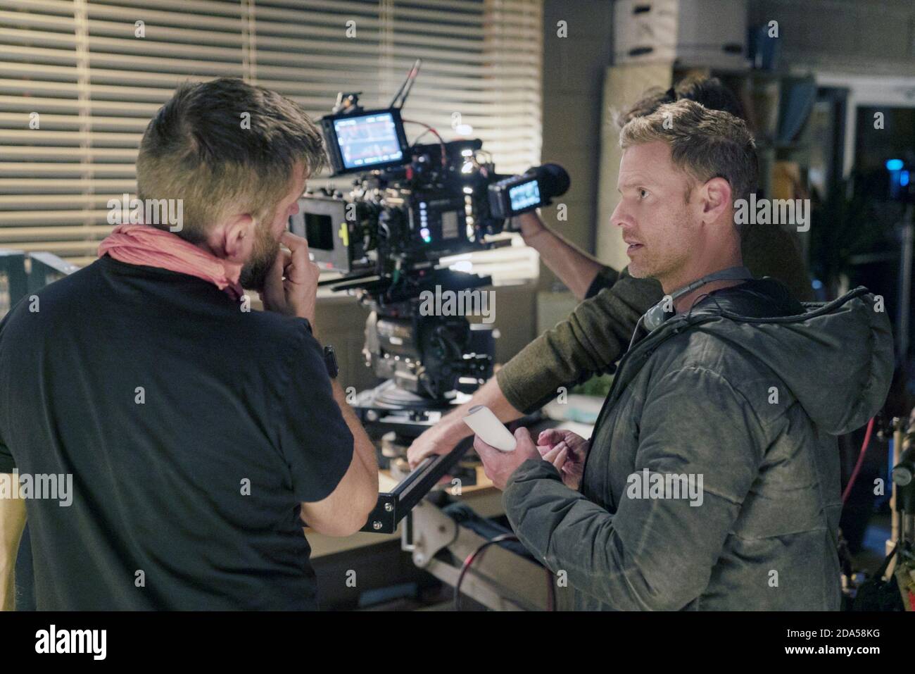 FREAKY, from left: director of photography Laurie Rose, director ...