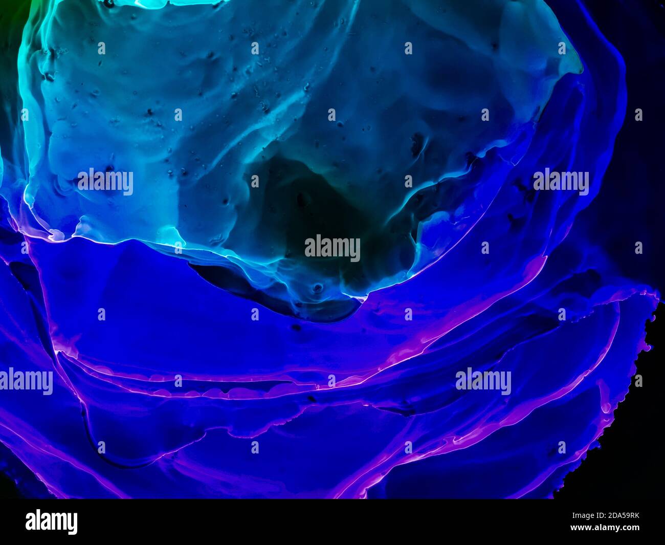 Alcohol ink indigo seamless background. Material design concept. Ink ...