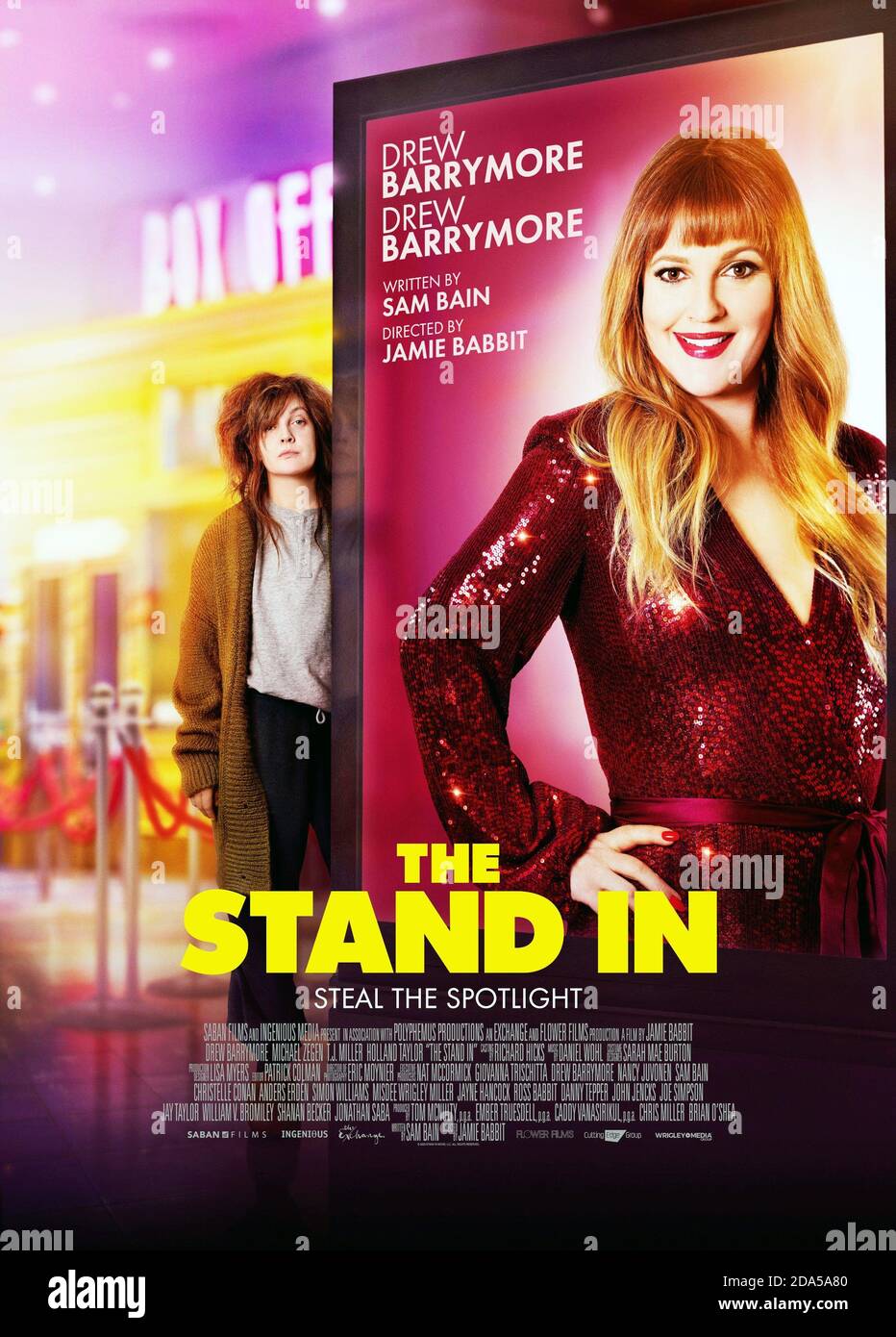 THE STAND IN, US poster, left and right: Drew Barrymore, 2020. © Saban ...