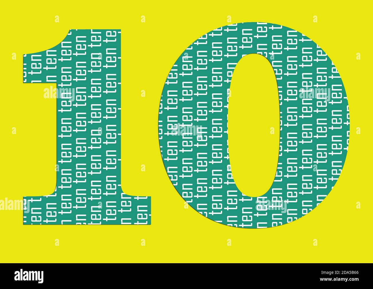 Numbers 1 to 10 hi-res stock photography and images - Alamy