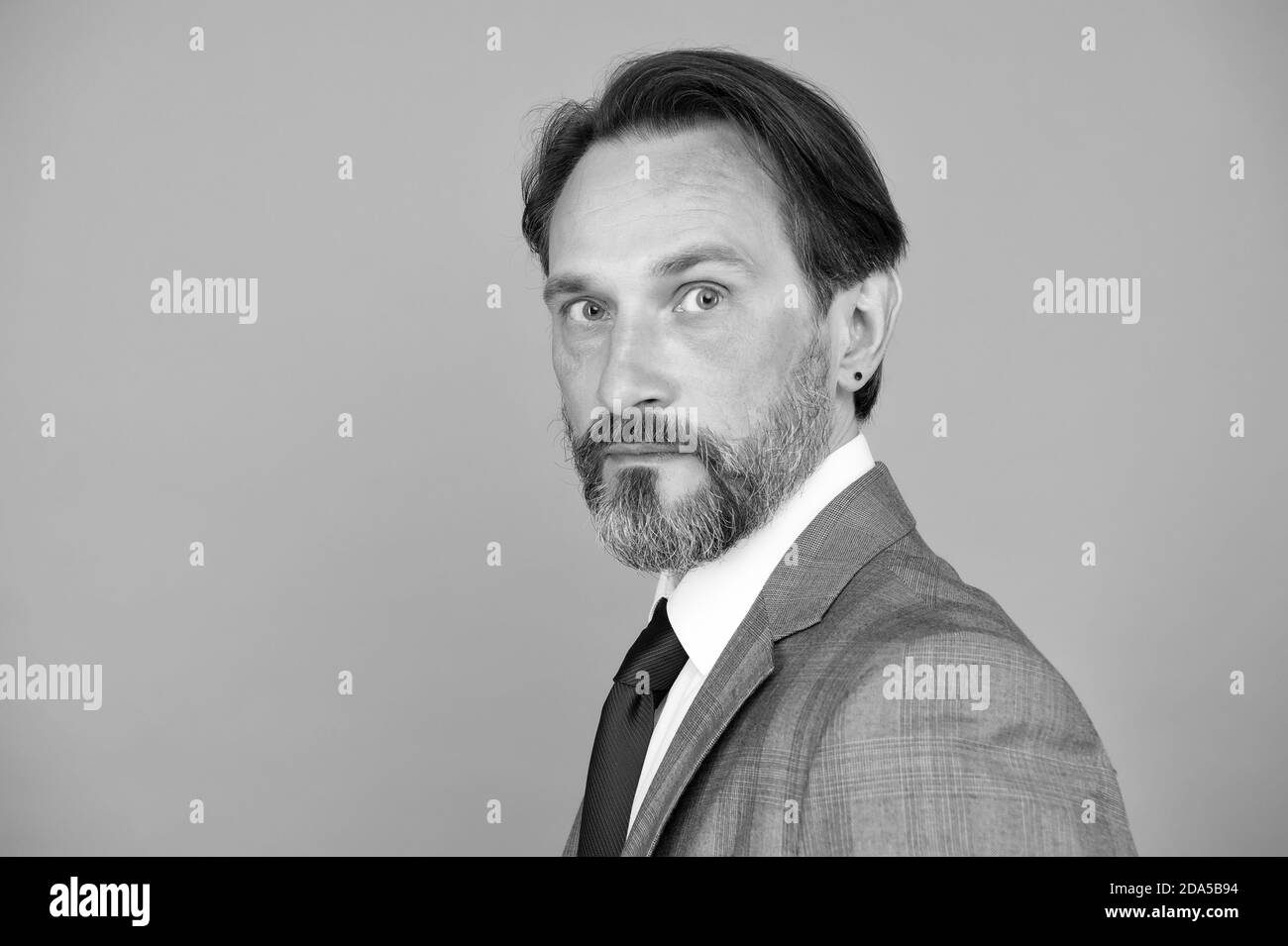 Male grooming and senior Black and White Stock Photos & Images - Alamy