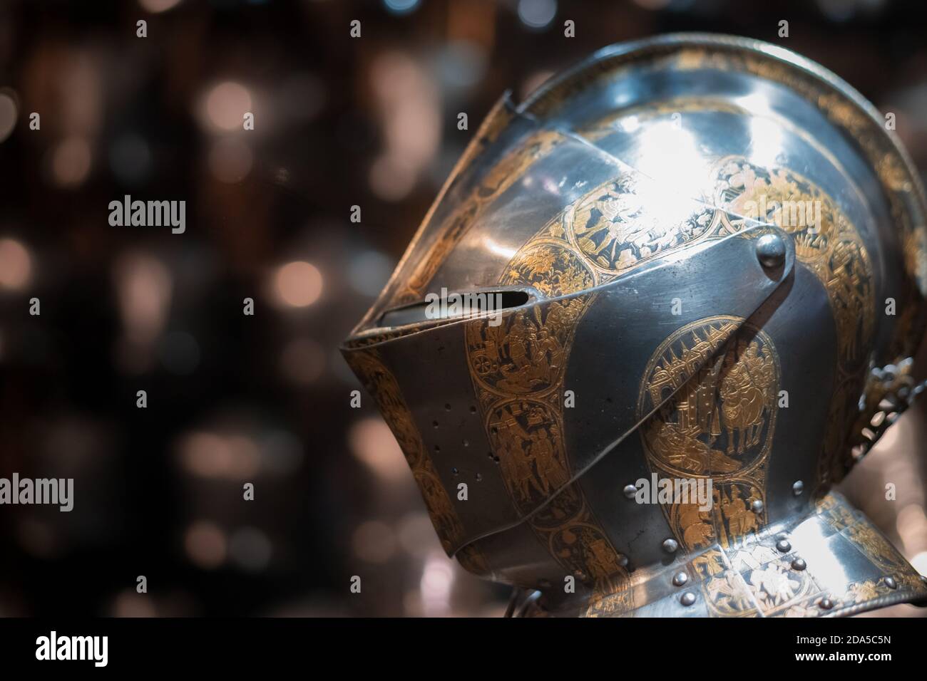 Suits of armour from Tudor and medieval times on display in London ...