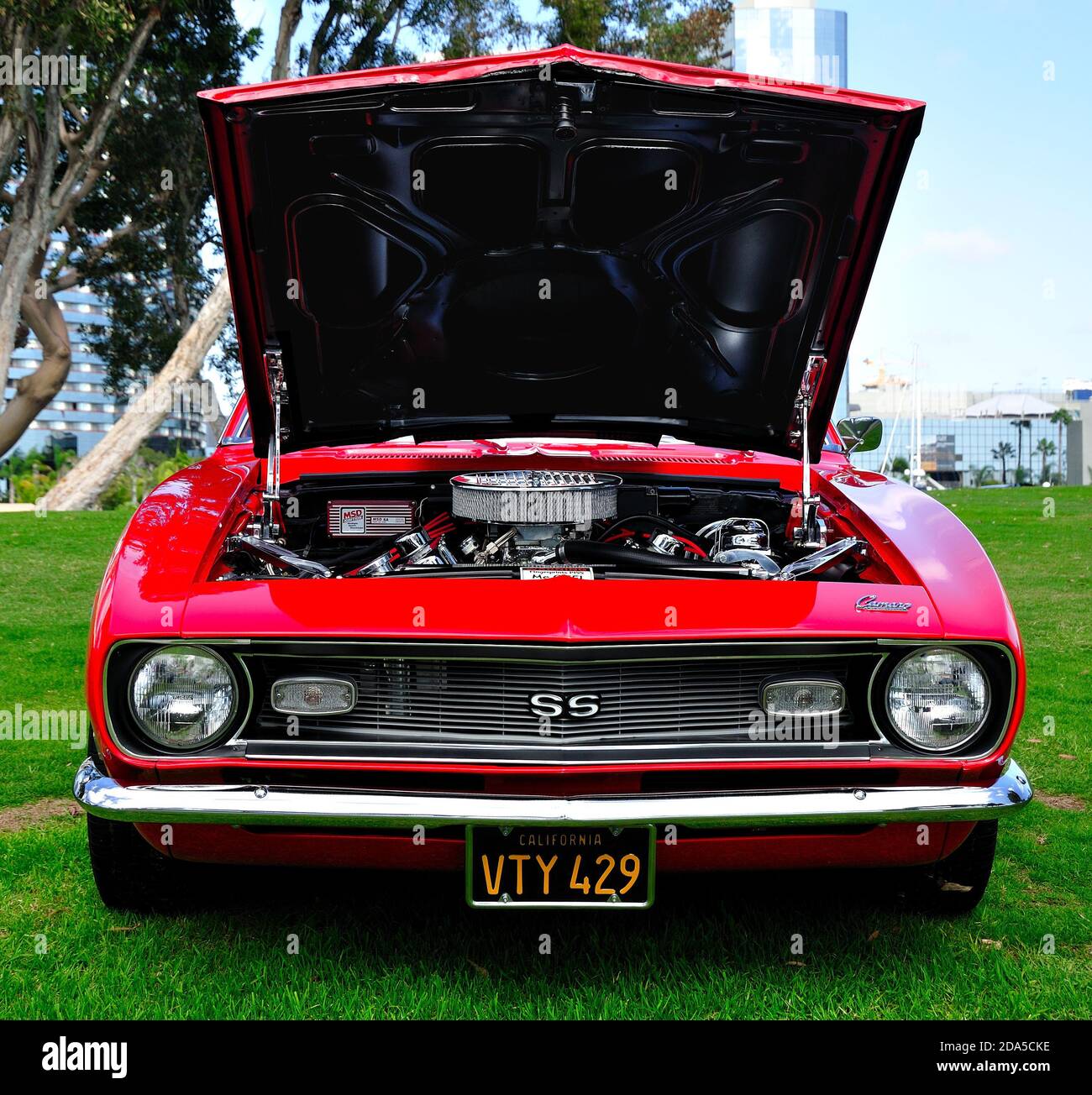 Exhibition of old, retro collector cars which are well maintained and ...