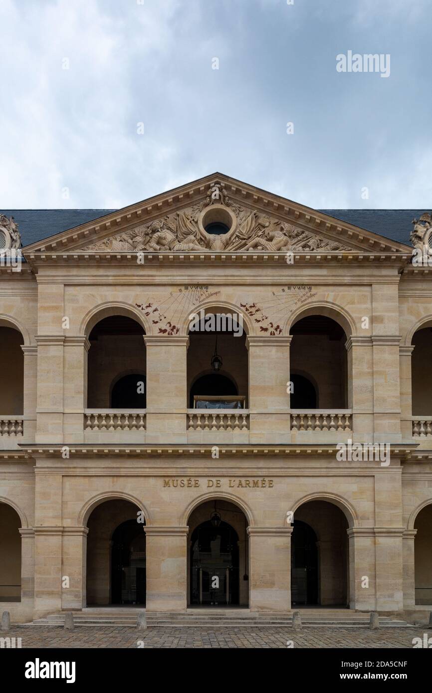 Paris, France - August 29, 2019 : Court of honor in Palace Les ...