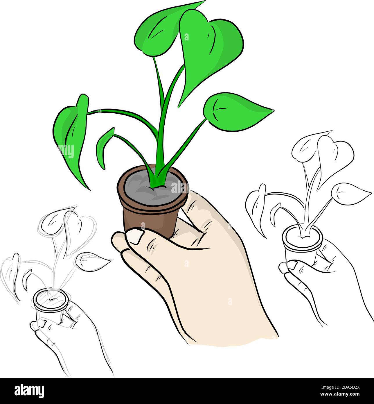 Handover Clipart Of Flowers