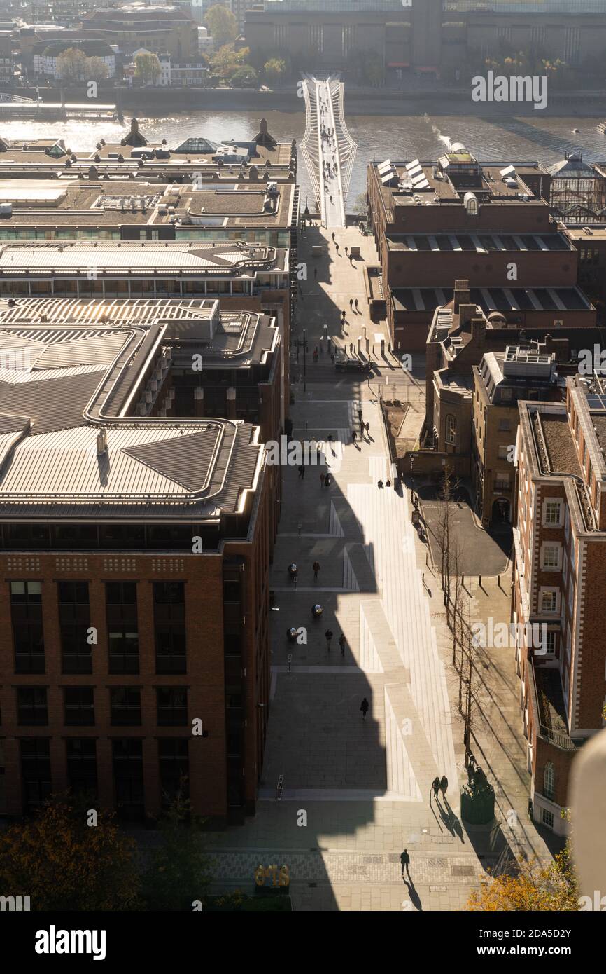 The millennium Bridge Stock Photo - Alamy