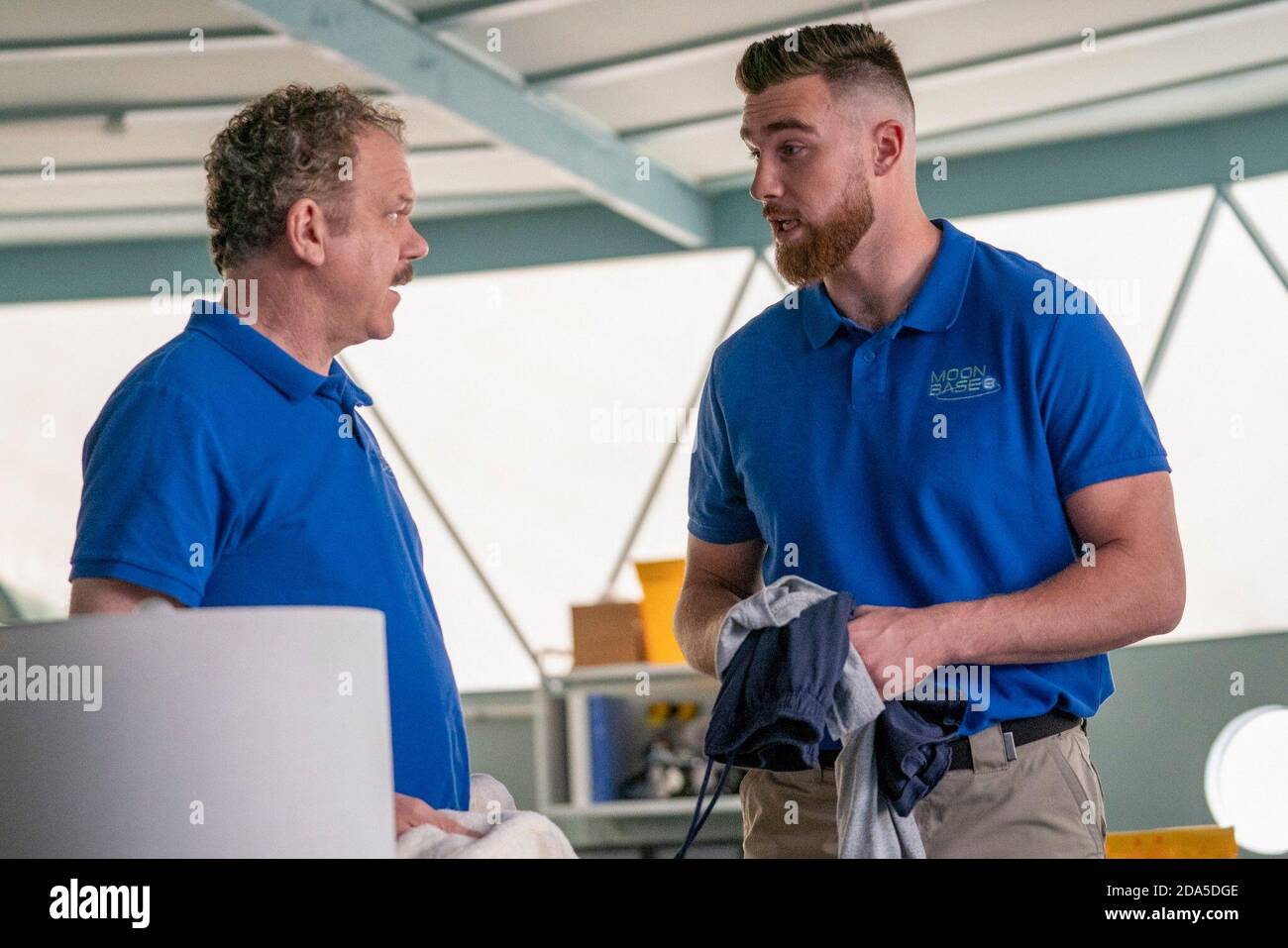 MOONBASE 8, from left: John C. Reilly, Travis Kelce, Dry , (Season 1, ep. 101, aired Nov. 8 ...