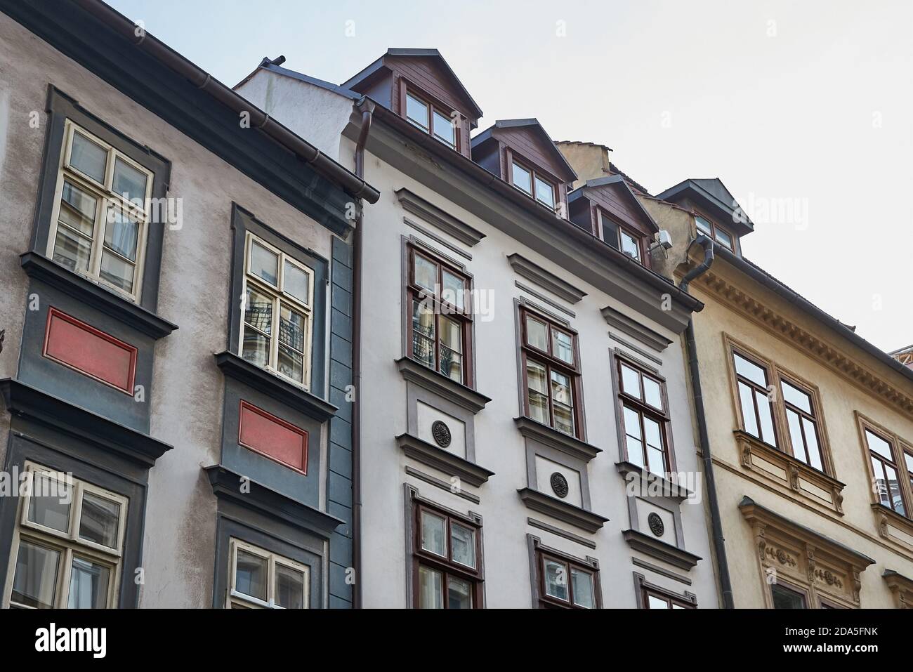 Townhouses in Brno Stock Photo - Alamy