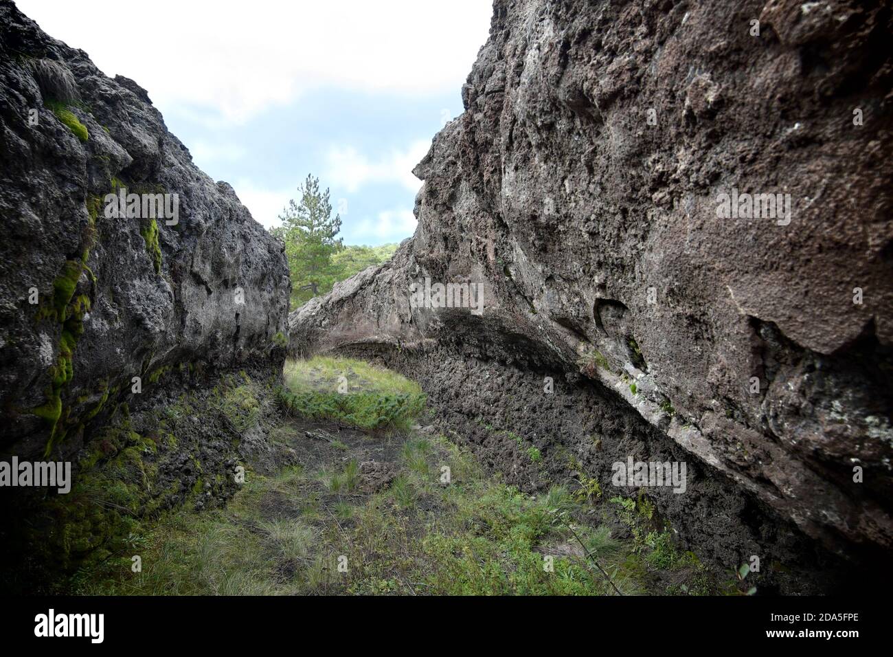 Etna volcano lava conduit hi-res stock photography and images - Alamy