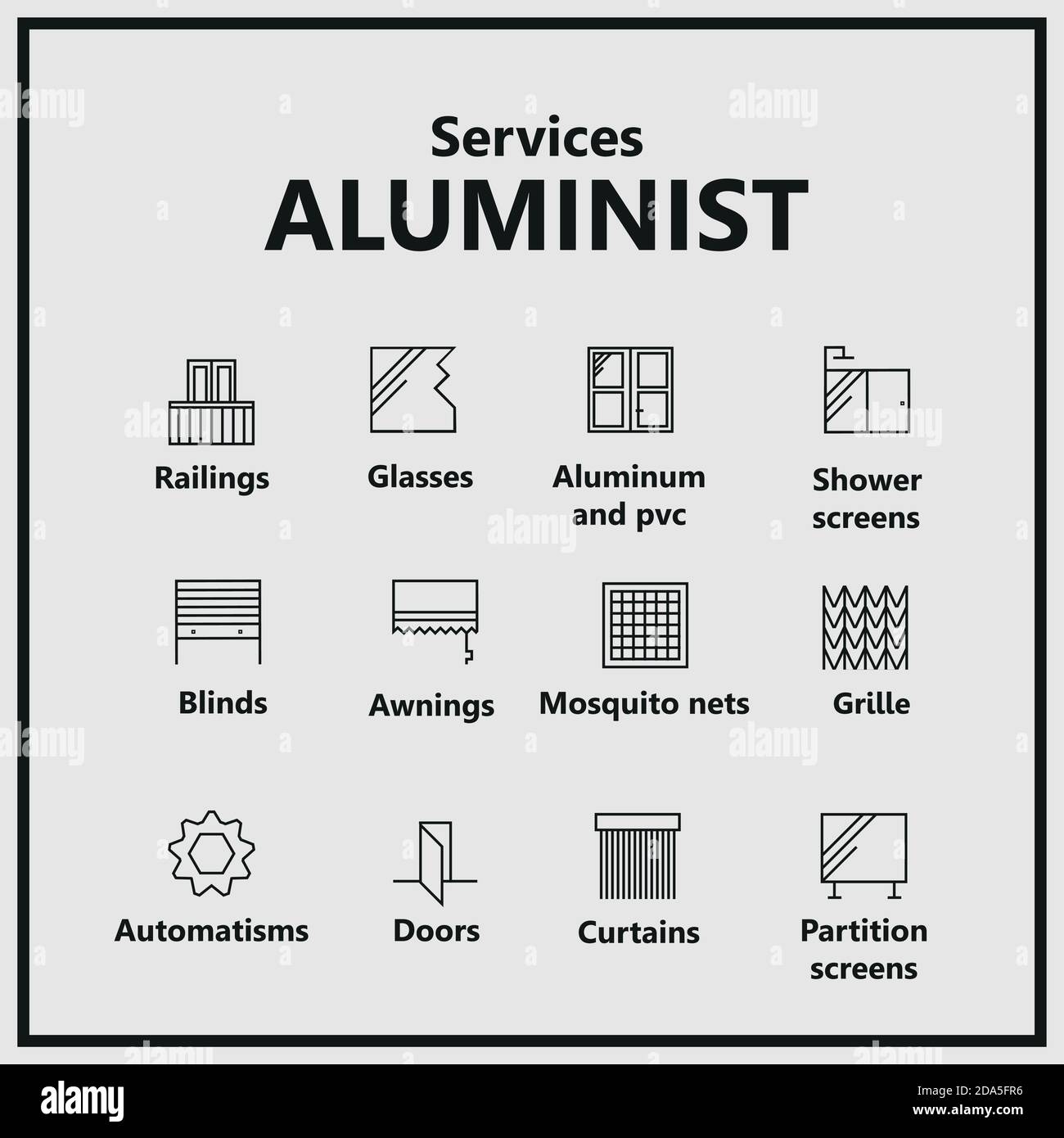 Office blind window Stock Vector Images - Alamy