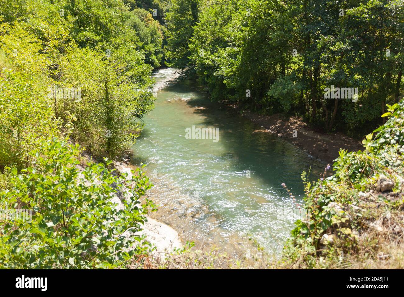Spring set trees mountains hi-res stock photography and images - Alamy