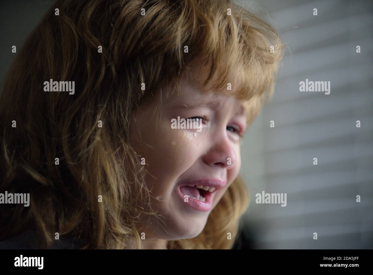 Teething crying child hi-res stock photography and images - Alamy