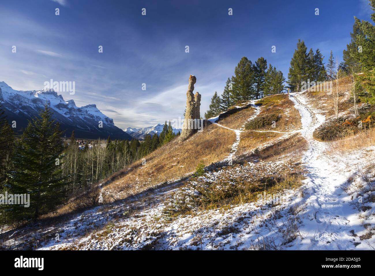Hoodoos banff national park alberta hi-res stock photography and images ...