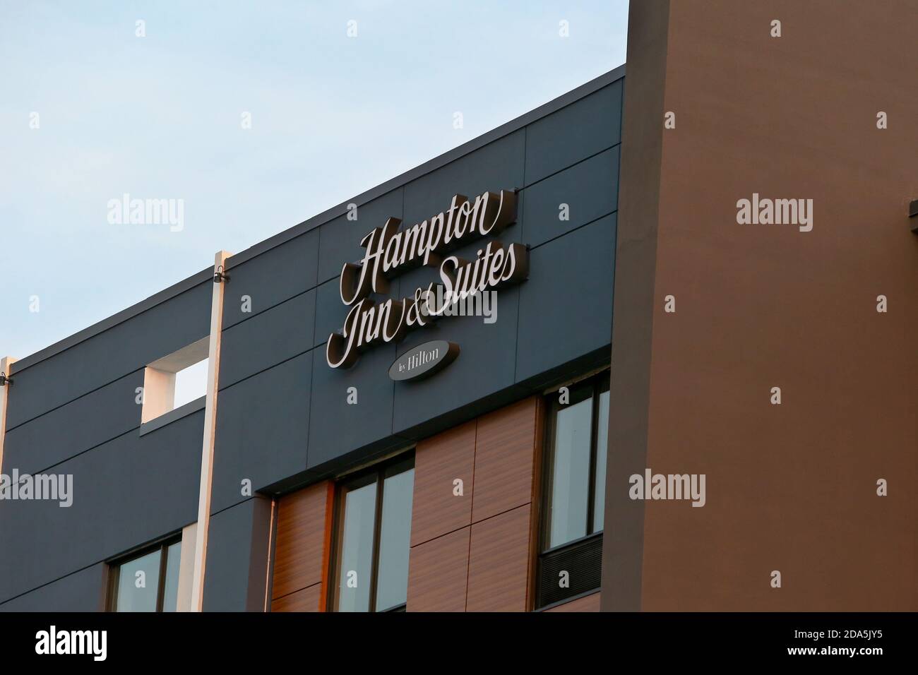 Hampton Inn and Suites by Hilton - Hotel Sign. 55 Benjamin Rd, Waterloo ...