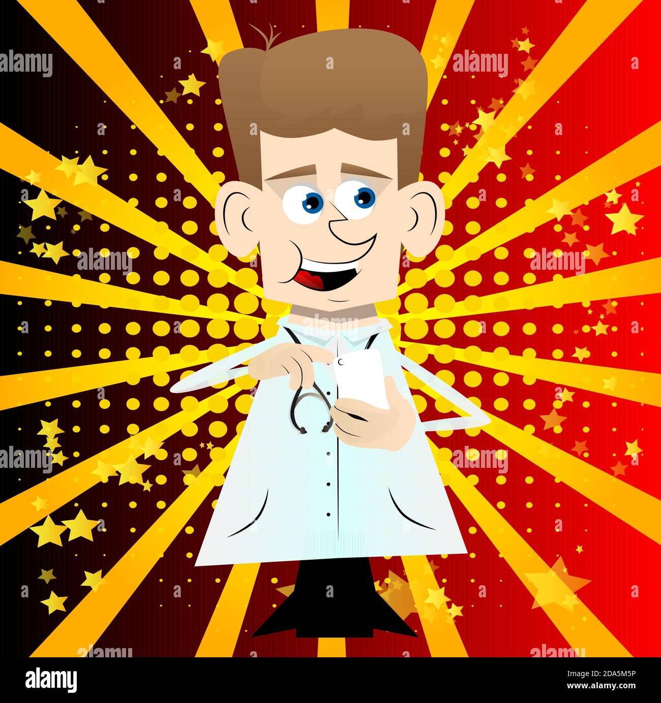 Paramedic phone cell Stock Vector Images - Alamy