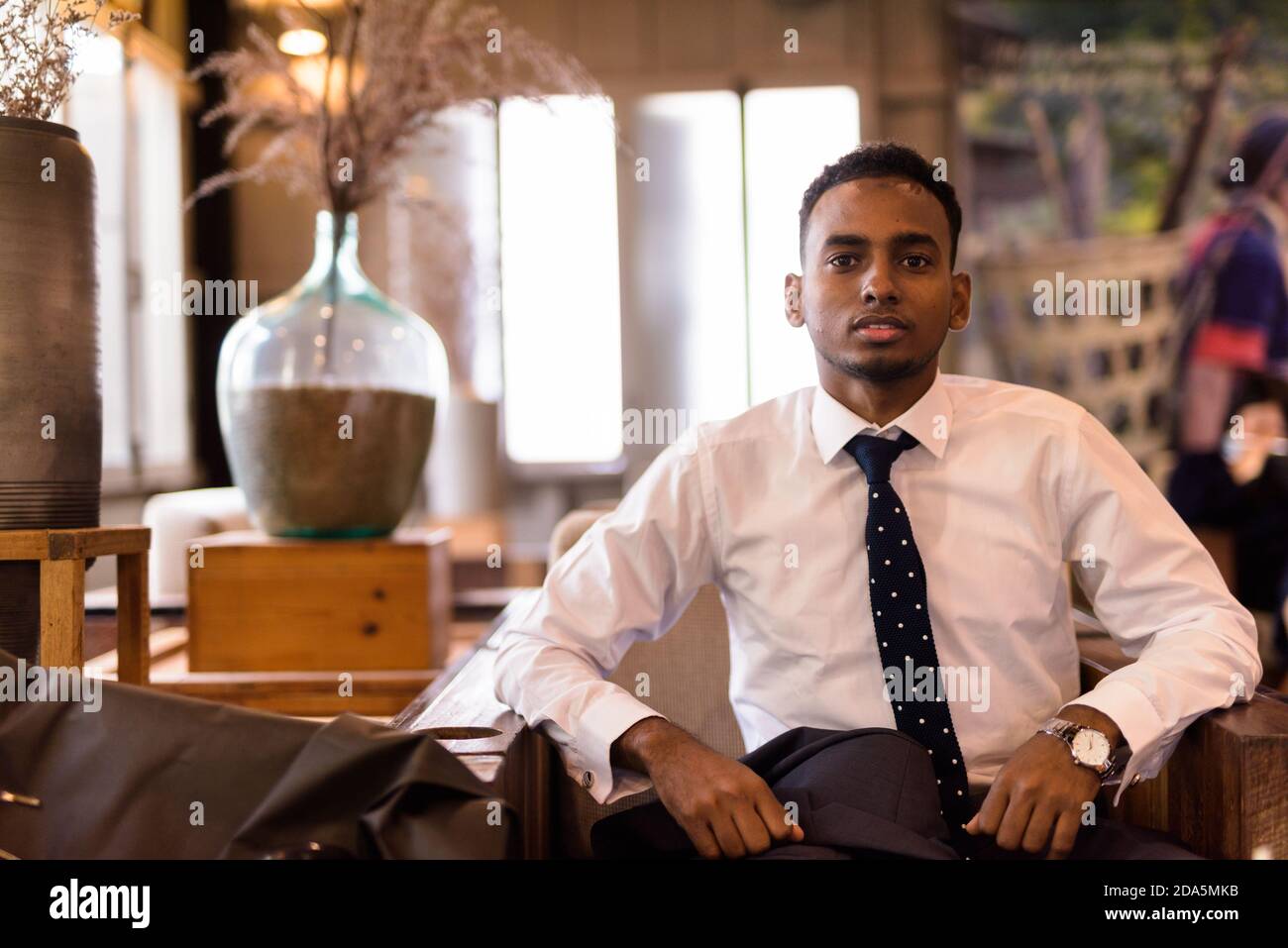 African business coffee shop hi-res stock photography and images - Alamy