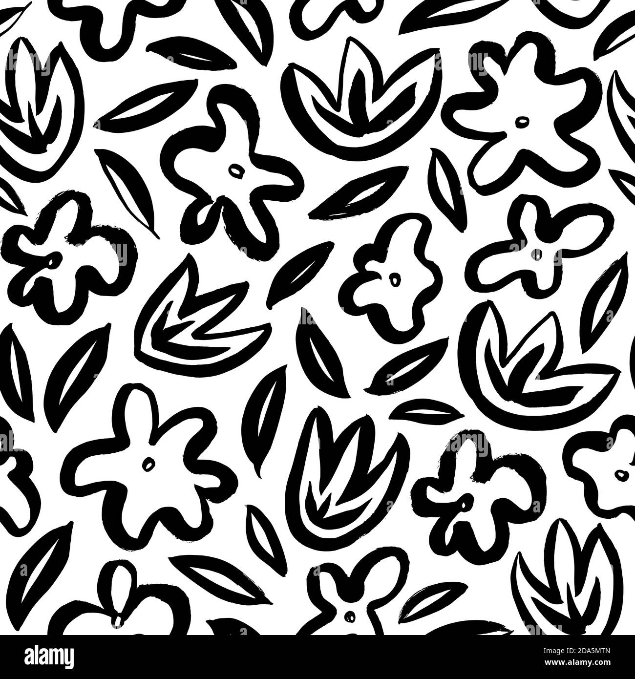 Seamless abstract flower Stock Vector Images - Alamy
